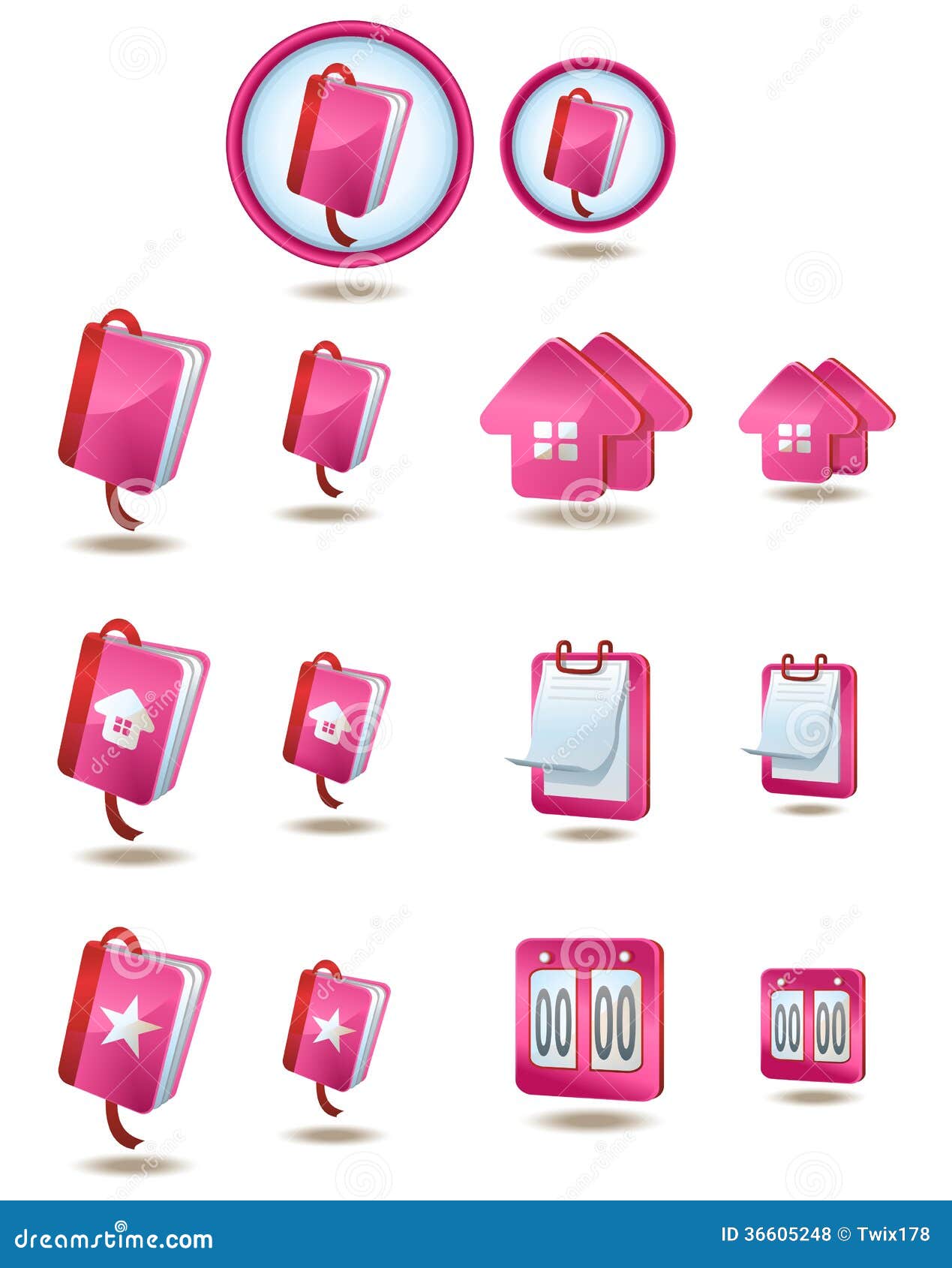 Web and internet icon set stock vector. Illustration of search - 36605248