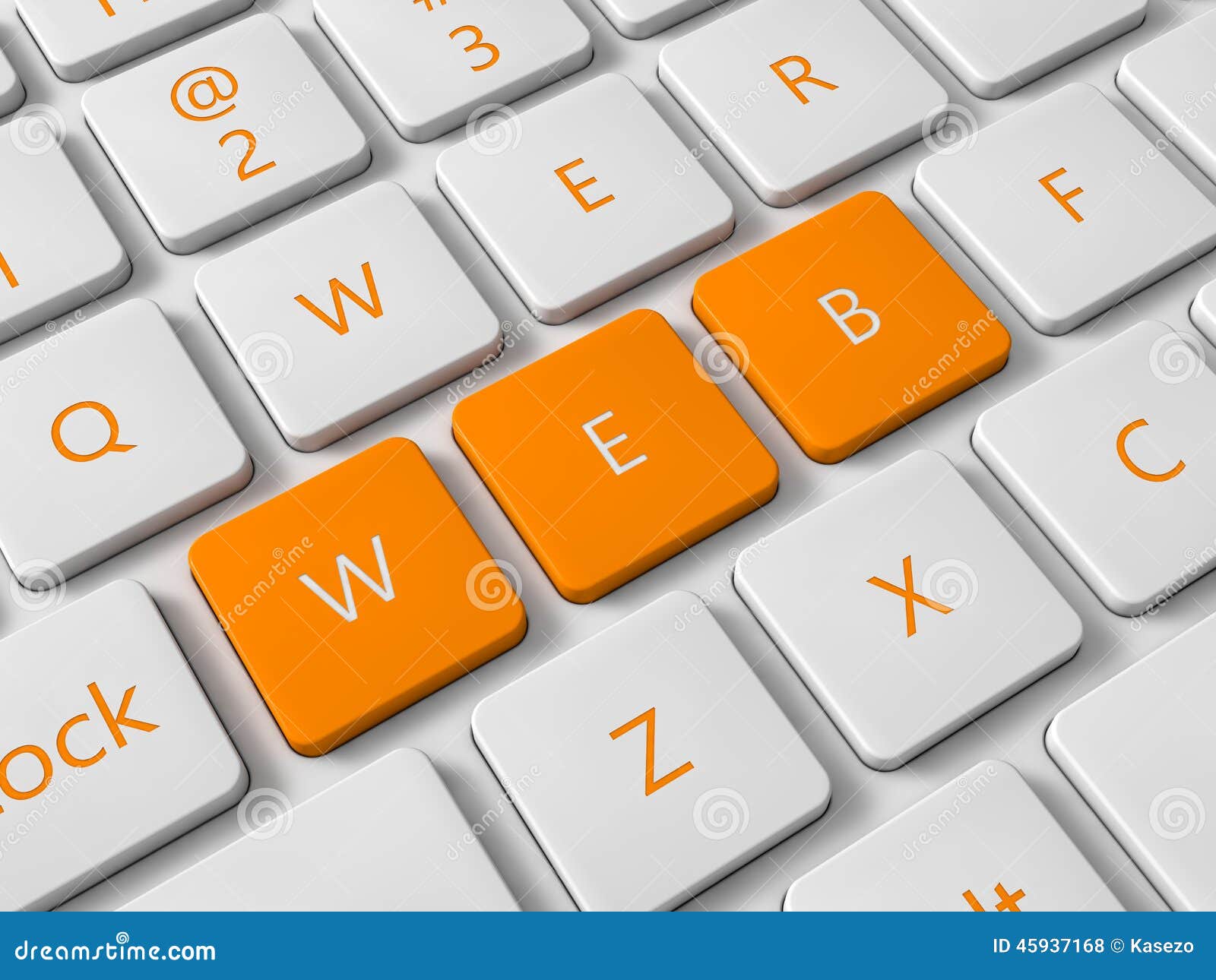 Web keyboard stock illustration. Illustration of keyboard - 45937168