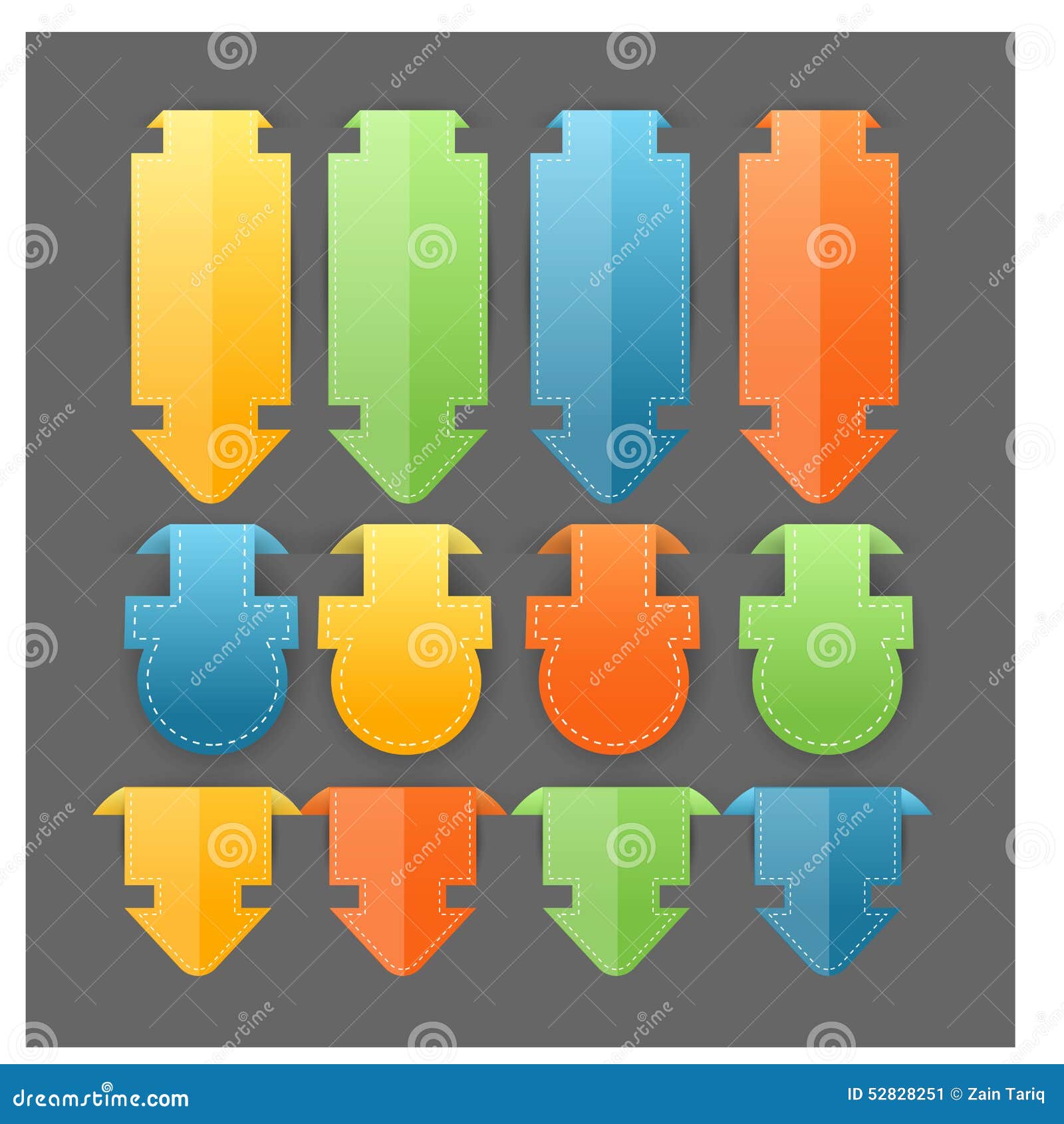 Web Label,tag or Banner Collection Stock Vector - Illustration of ...