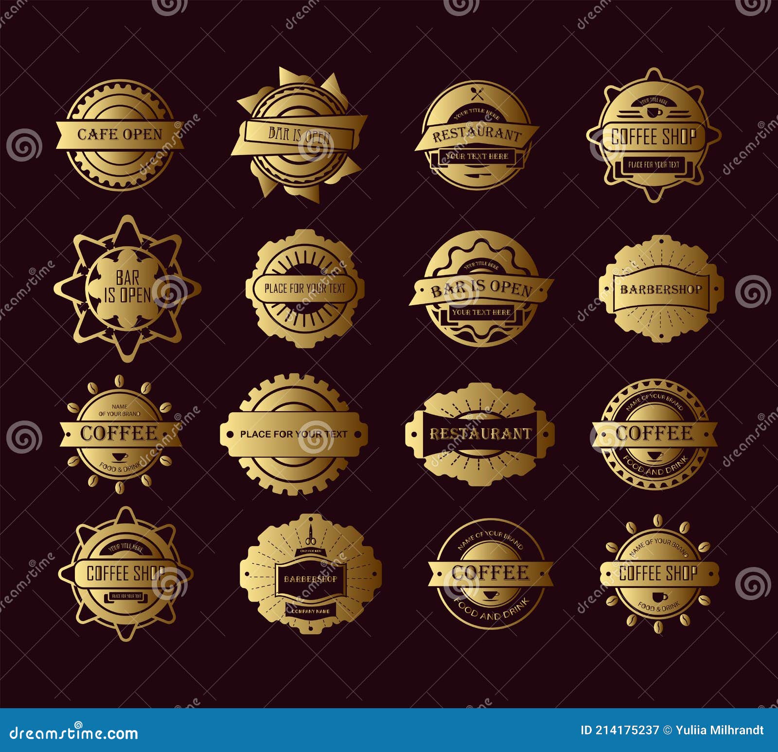 Labels set. stock illustration. Illustration of premium - 214175237