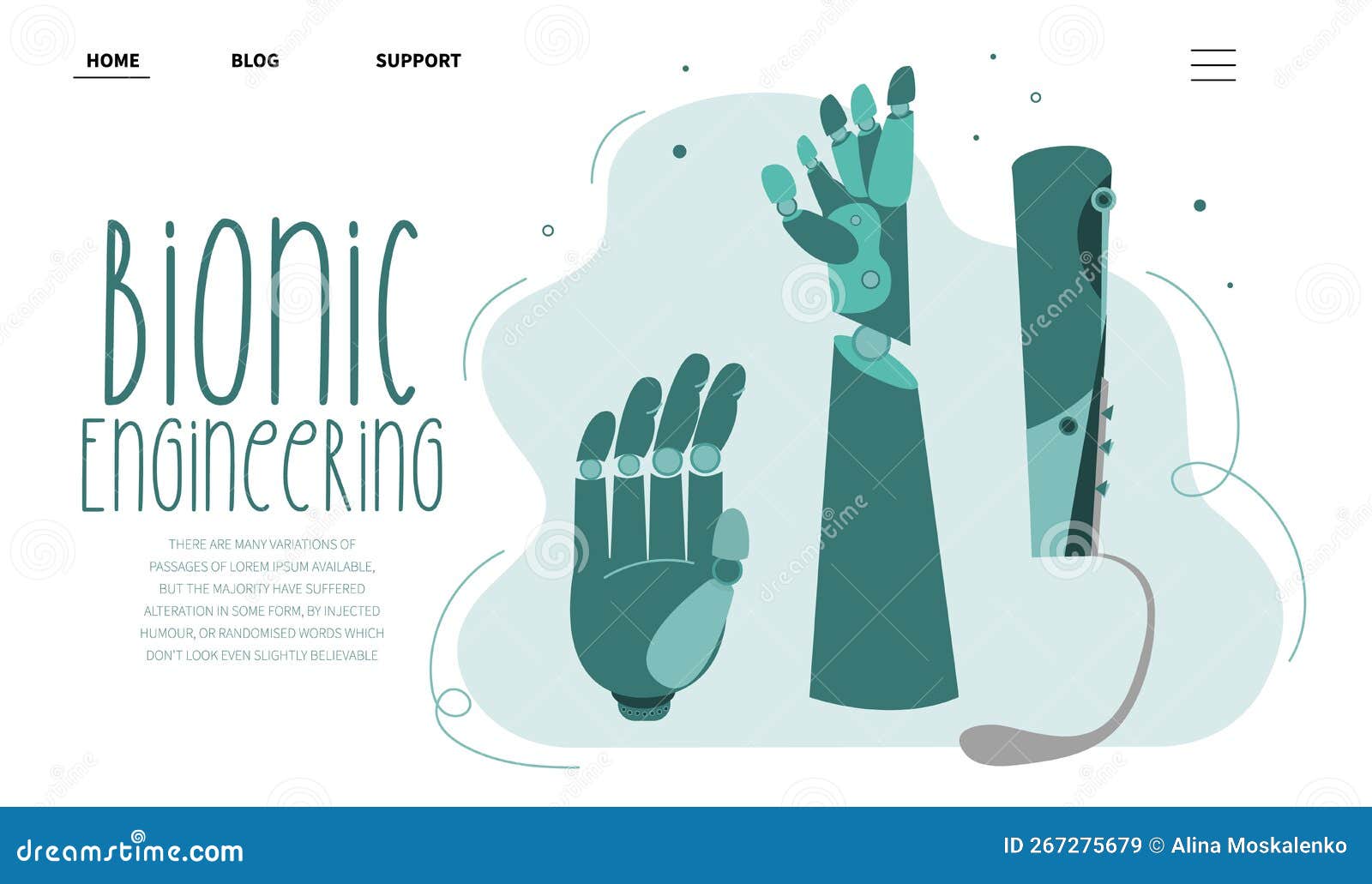 Titanium Prosthesis For Human Knee Wear Vector Illustration ...