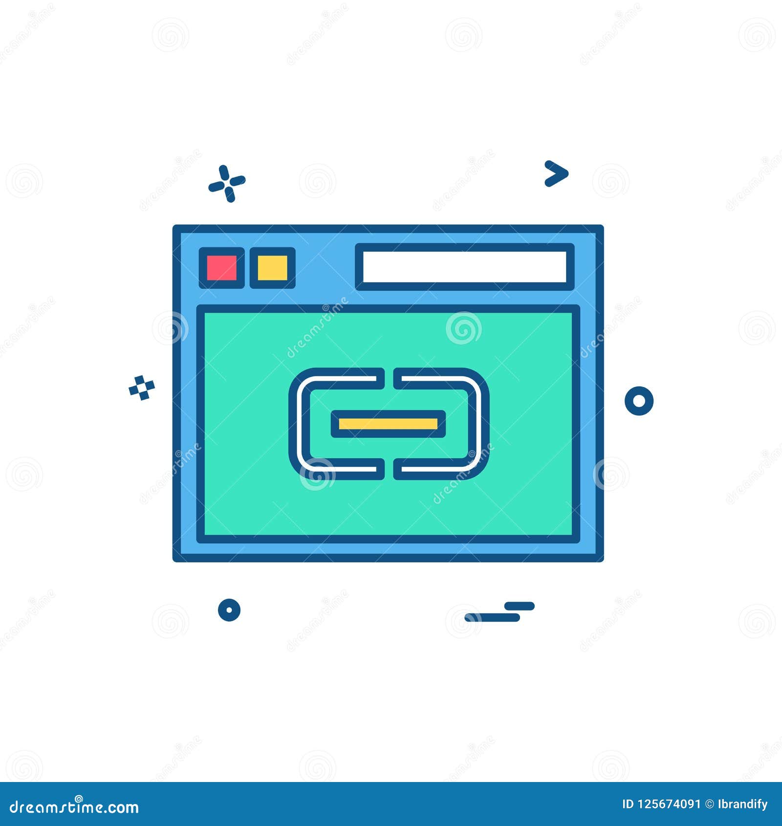 Web Layout Icon Design Vector Stock Vector - Illustration of info ...