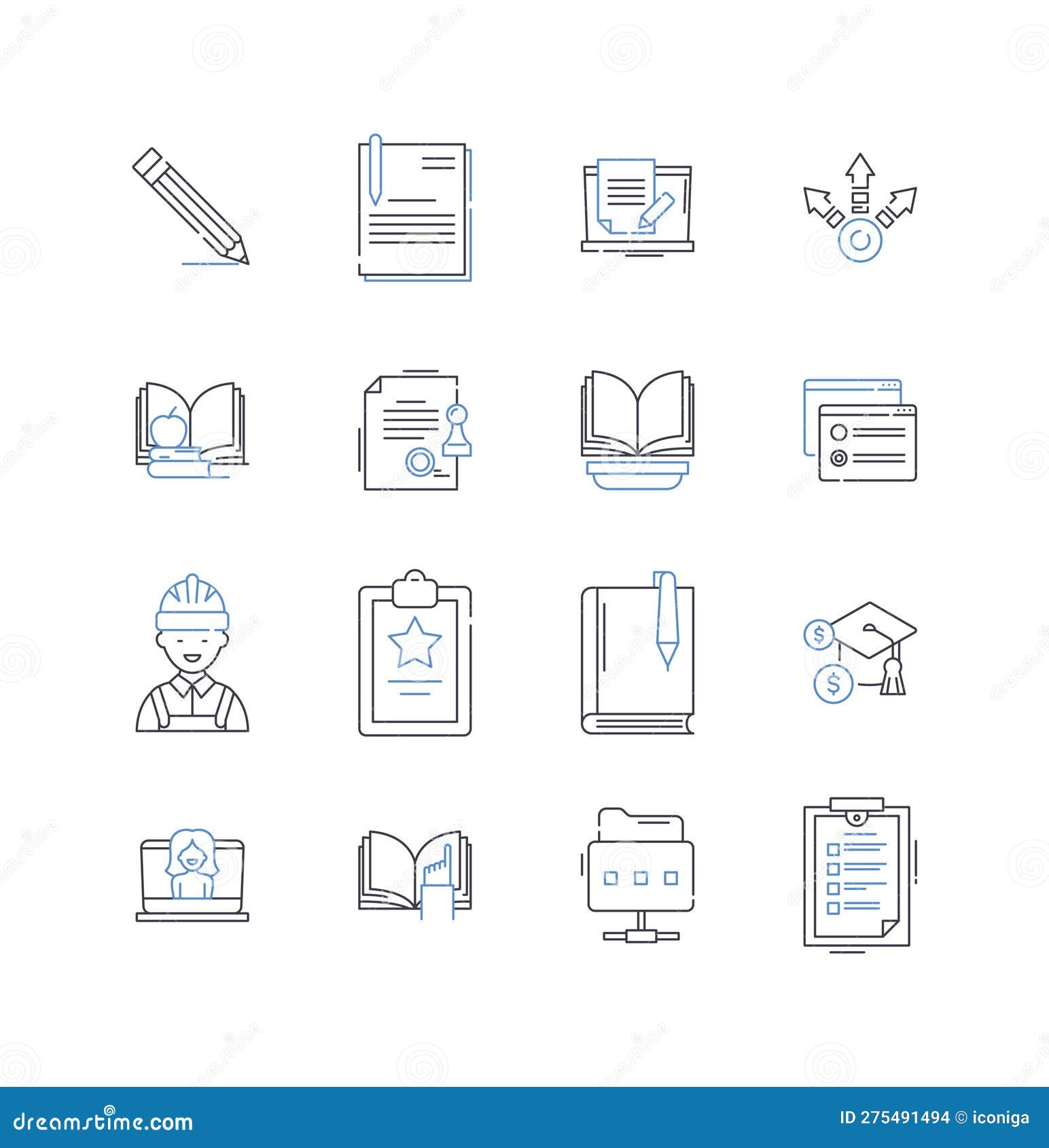 Web Learning Line Icons Collection. E-Learning, Online Education ... Web Learning Line Icons Collection. E-Learning, Online Education ...