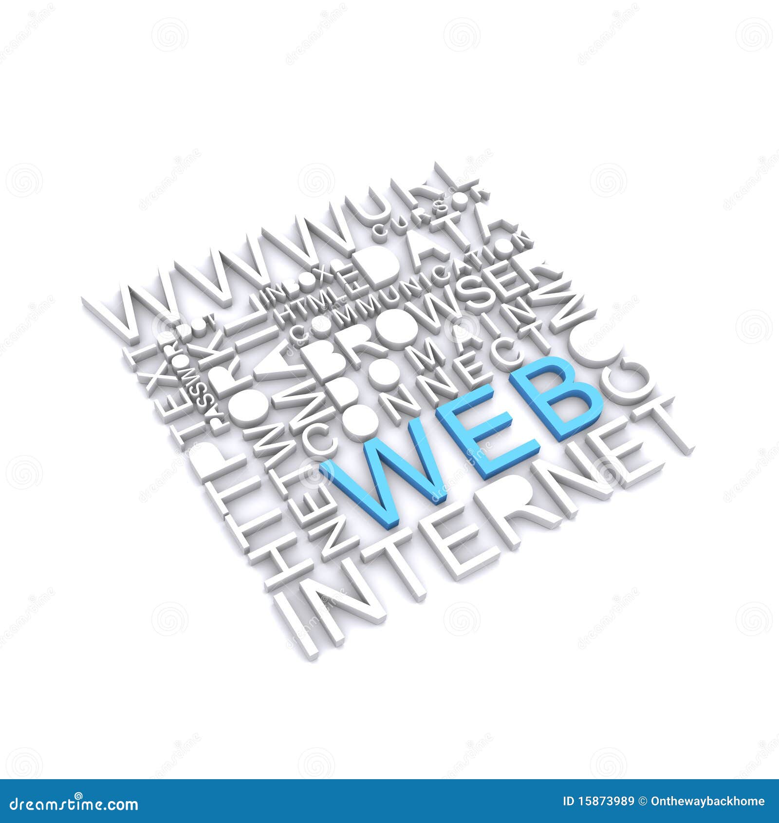 Web letters stock illustration. Illustration of line - 15873989