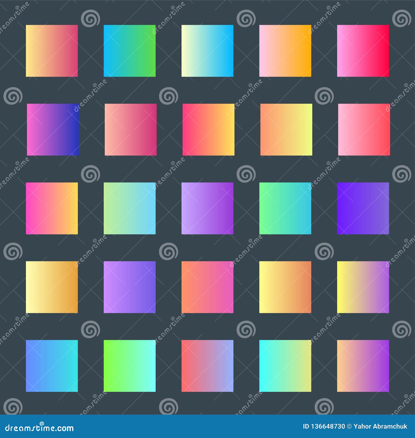 Web Light Gradients for Design Stock Vector - Illustration of banner ...