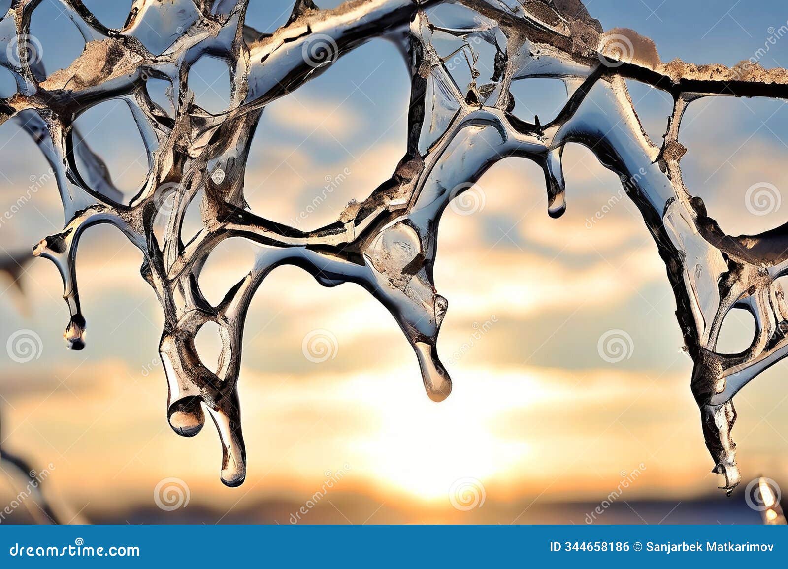 Web Like Patterns Formed by Ice Stock Photo - Image of like, detailed ...