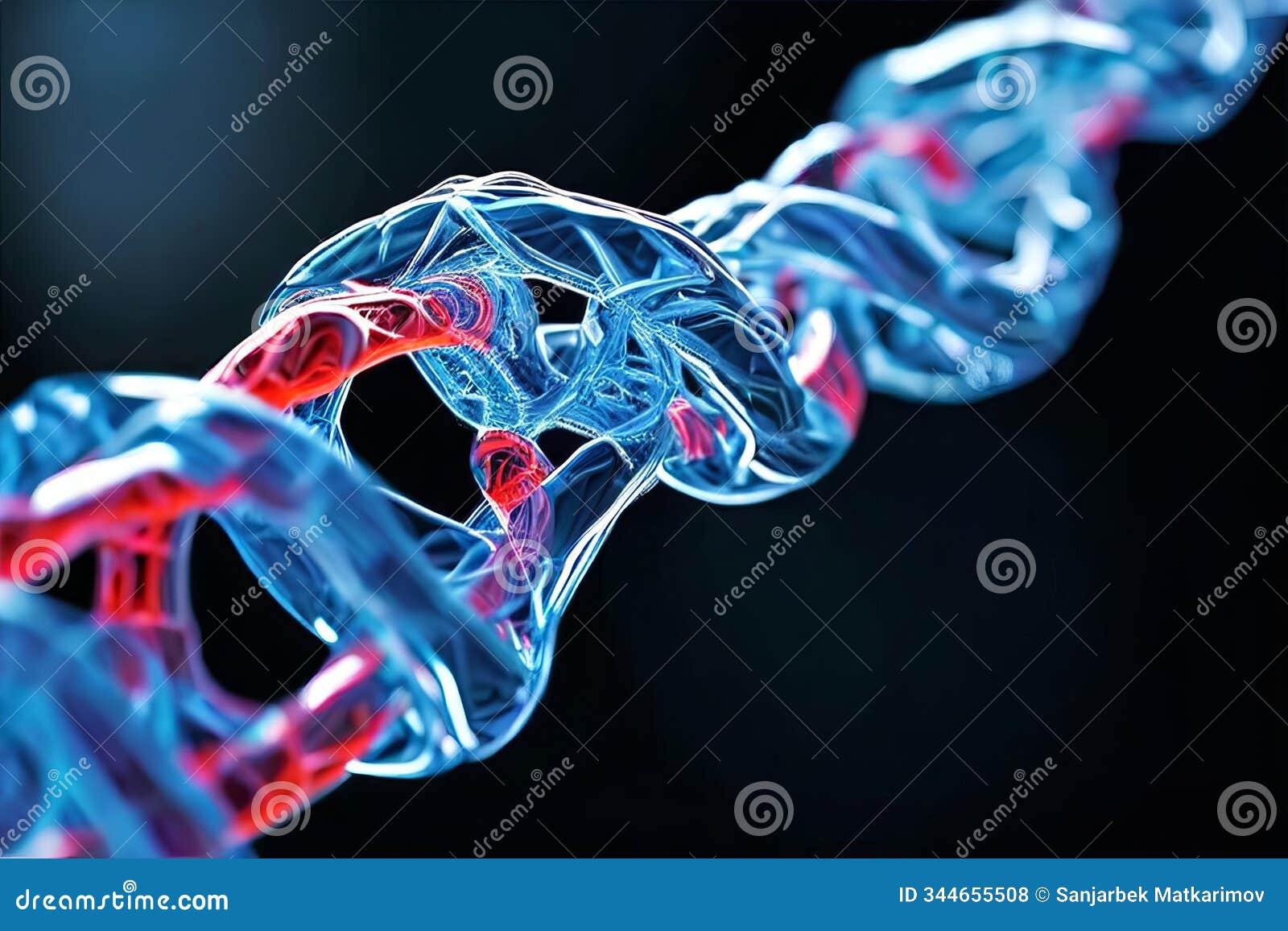The Web Like Structure of Polymer Chains Stock Photo - Image of naive ...