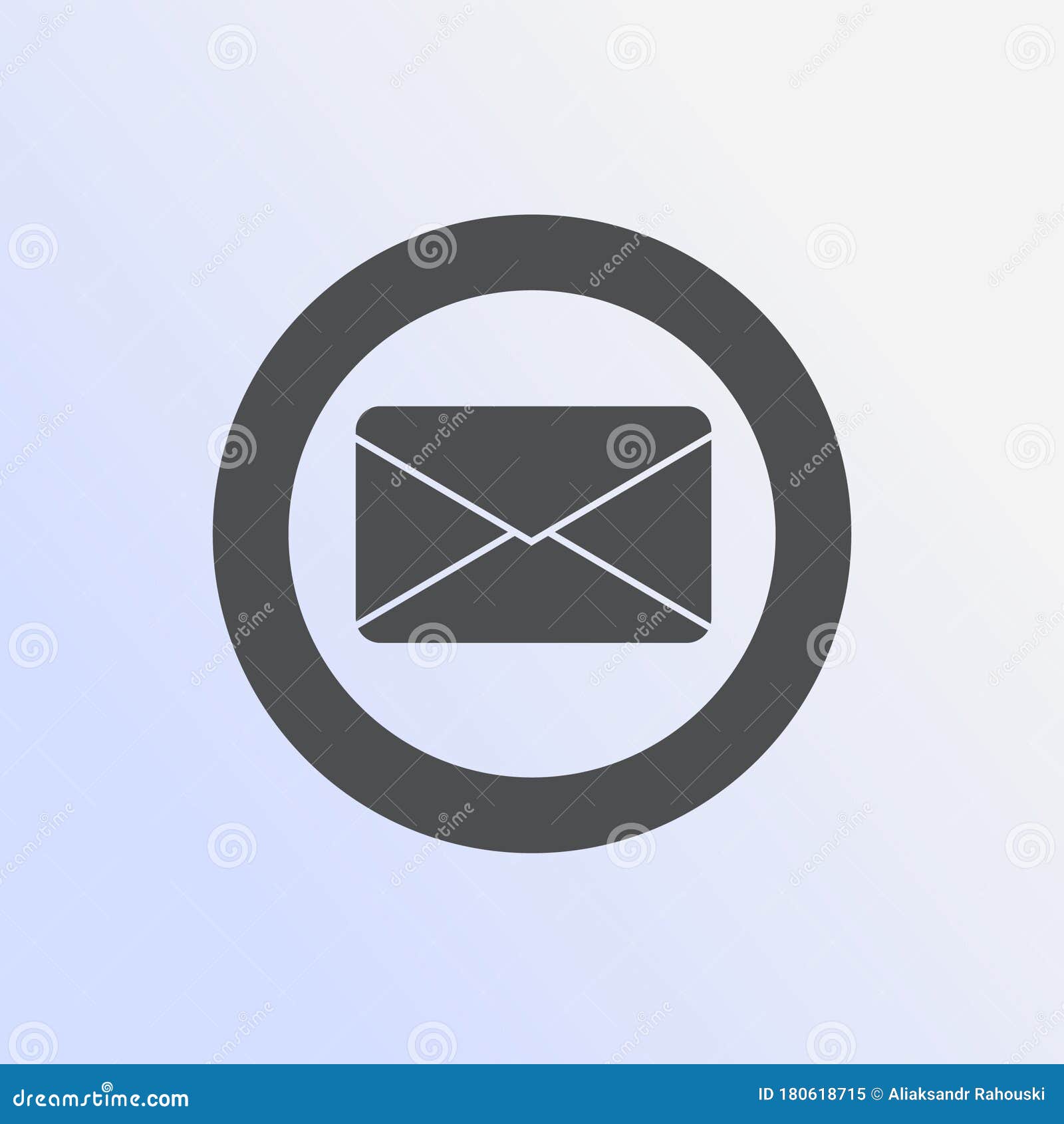 Web Line Icon. Letter, Read Message Stock Vector - Illustration of ...