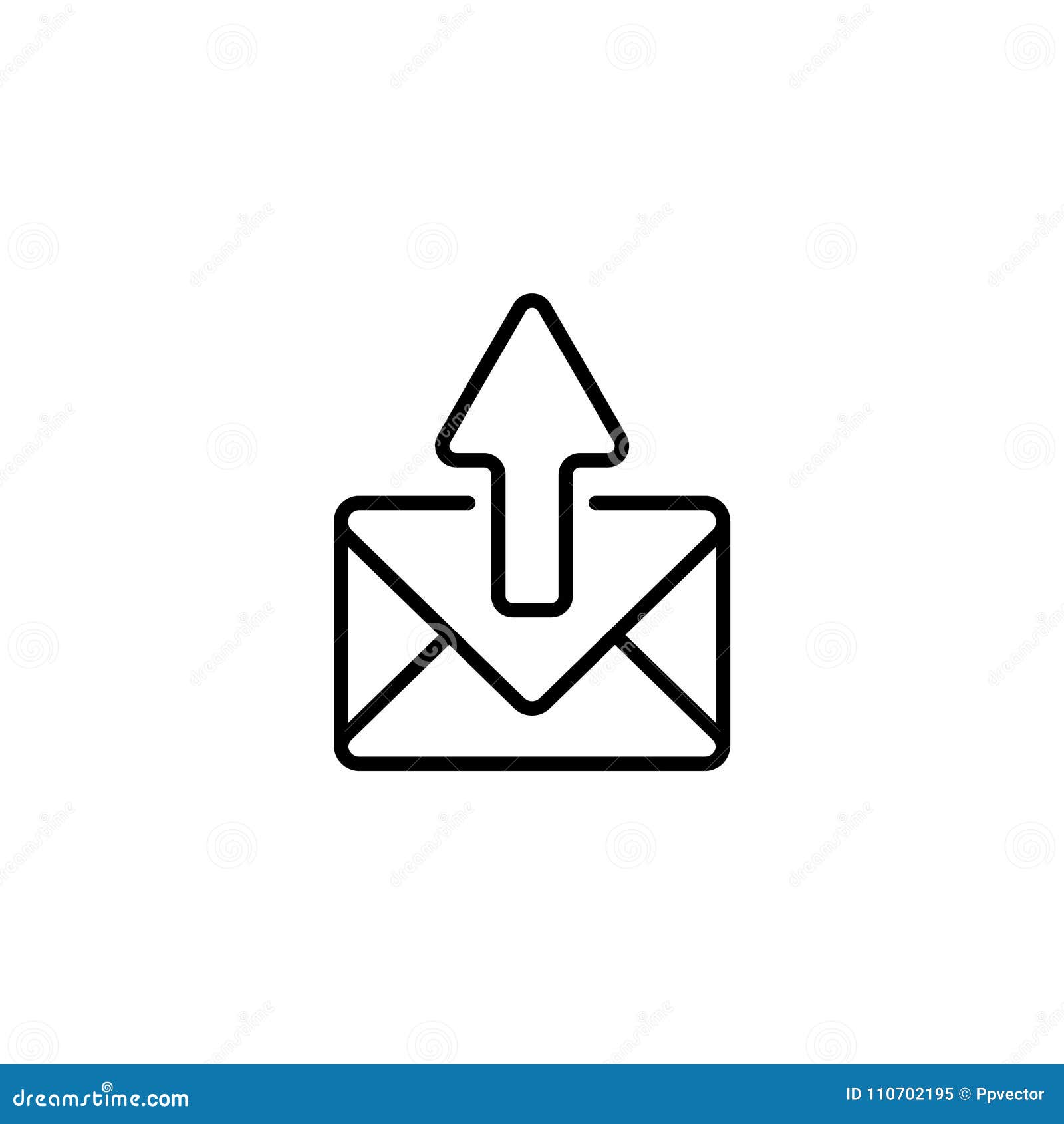 Outgoing Message Icon Vector | CartoonDealer.com #106324557