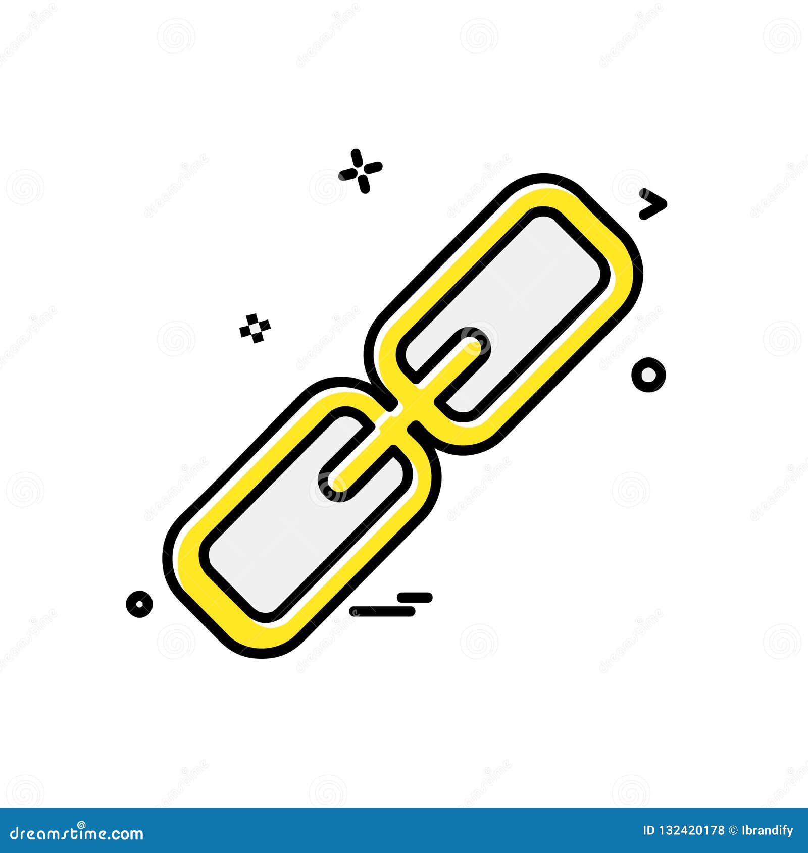 Web Link Icon Design Vector Stock Vector - Illustration of element ...