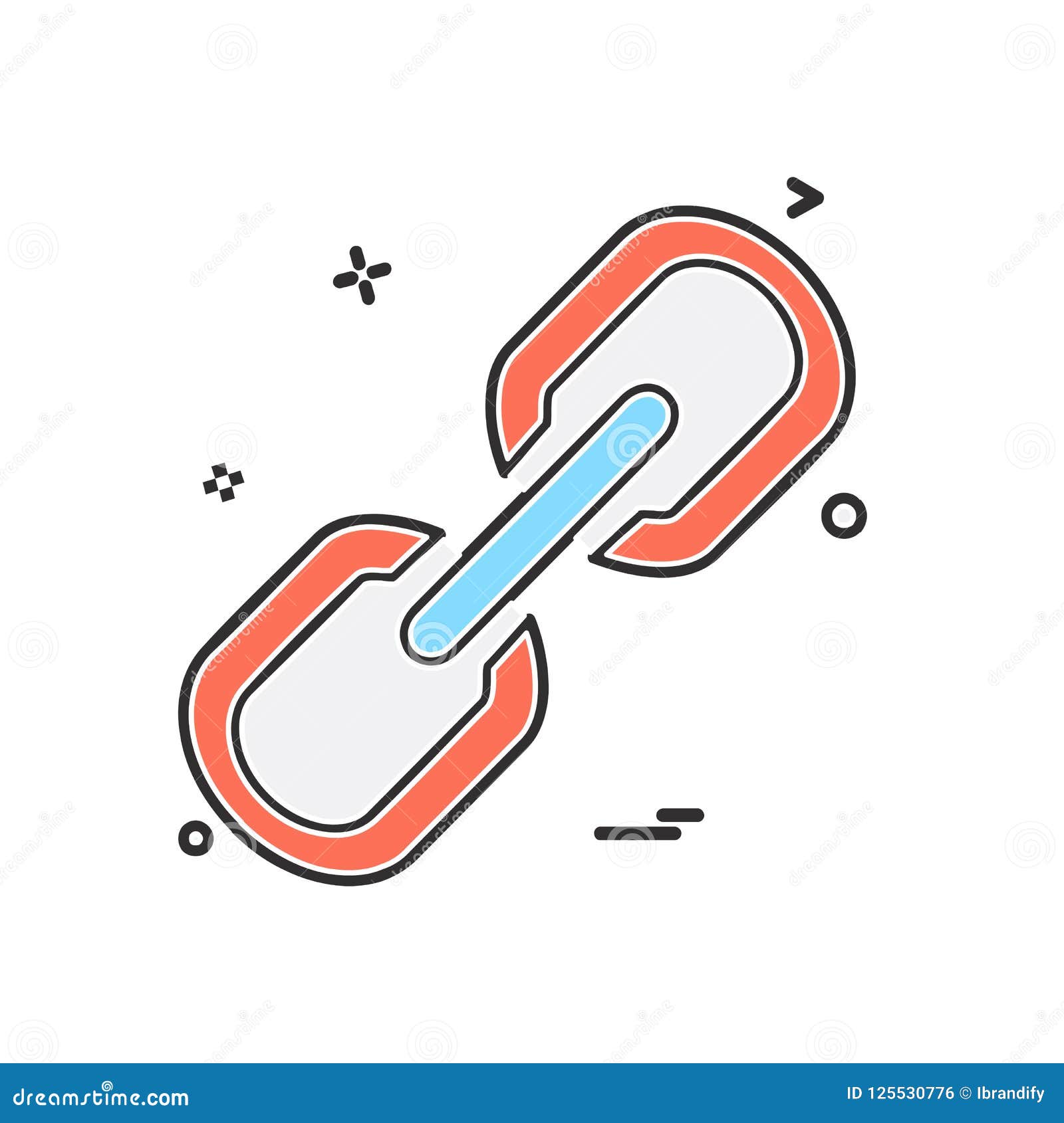 Web Link Icon Design Vector Stock Vector - Illustration of media ...