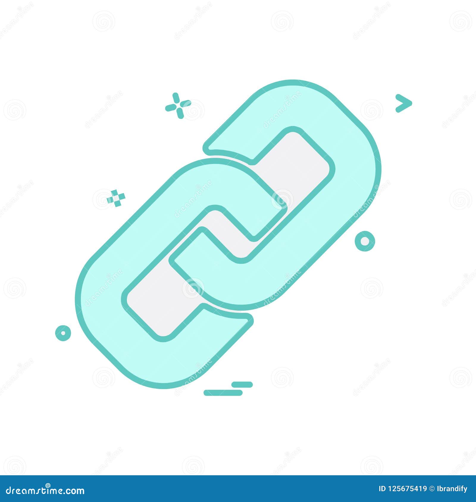 Web Link Icon Design Vector Stock Vector - Illustration of isolated ...