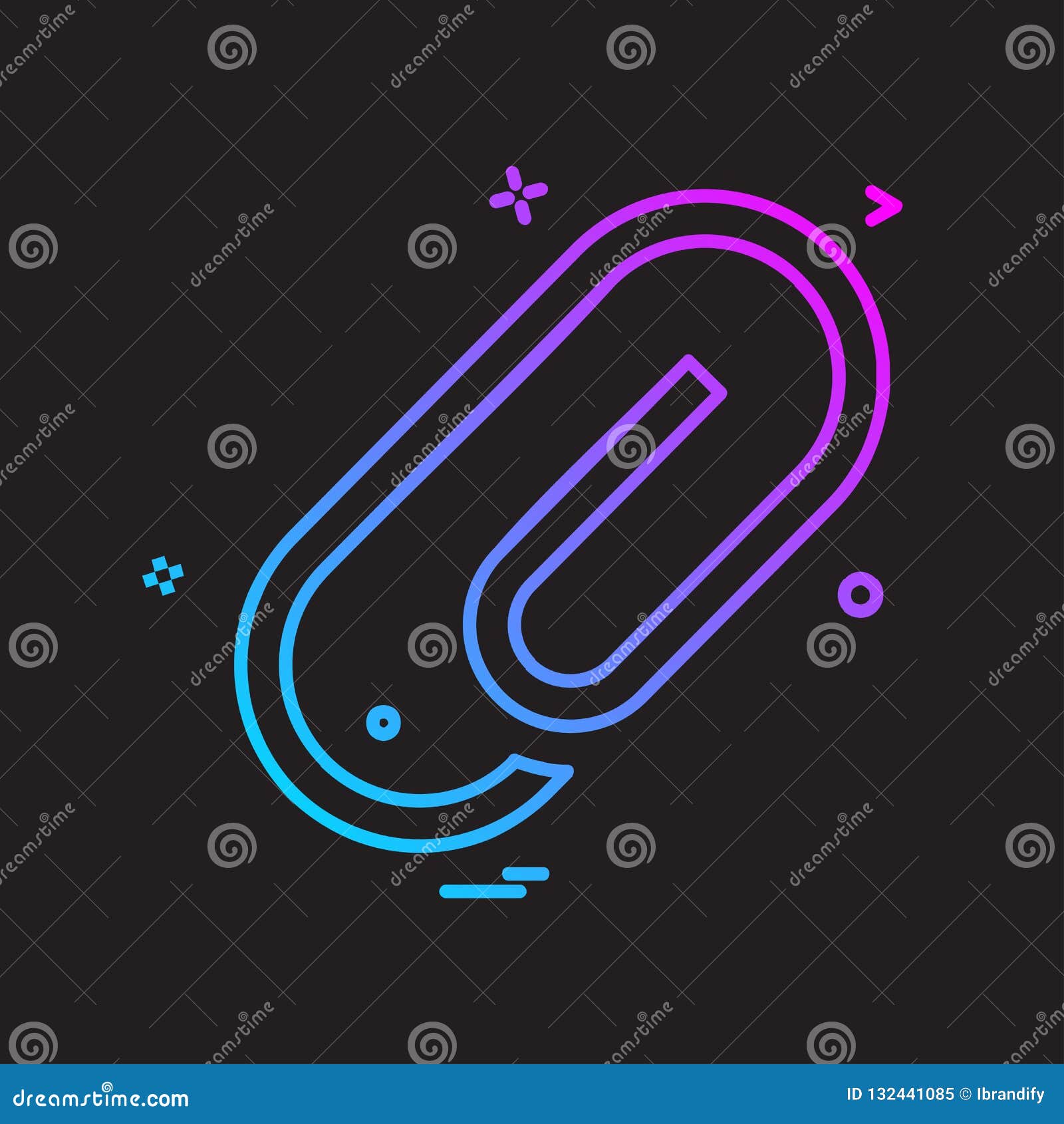 Web Link Icon Design Vector Stock Vector - Illustration of circle, icon ...