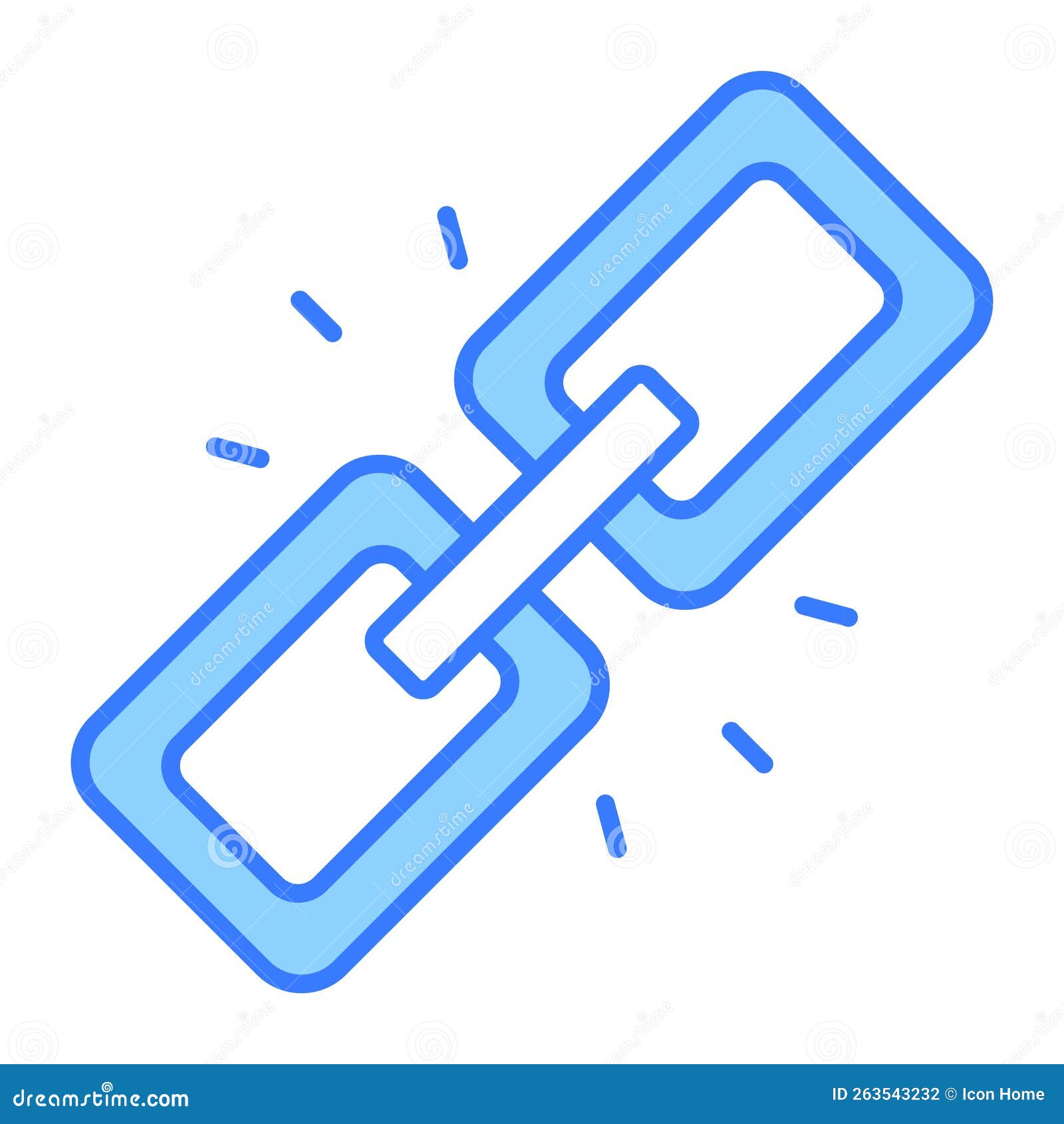 Web Link Icon Modern Illustration Stock Vector - Illustration of single ...