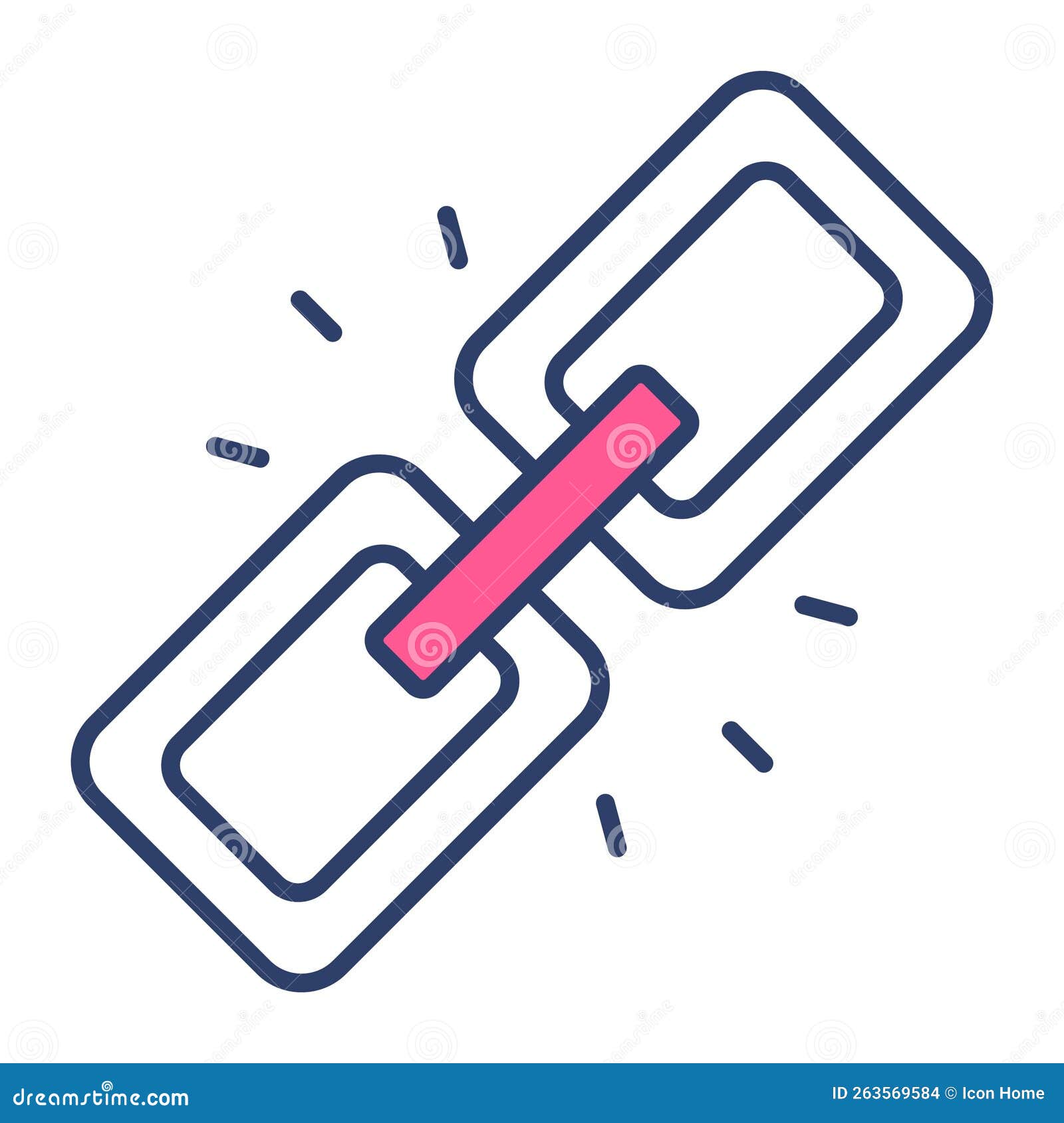 Web Link Icon Modern Illustration Stock Vector - Illustration of vector ...