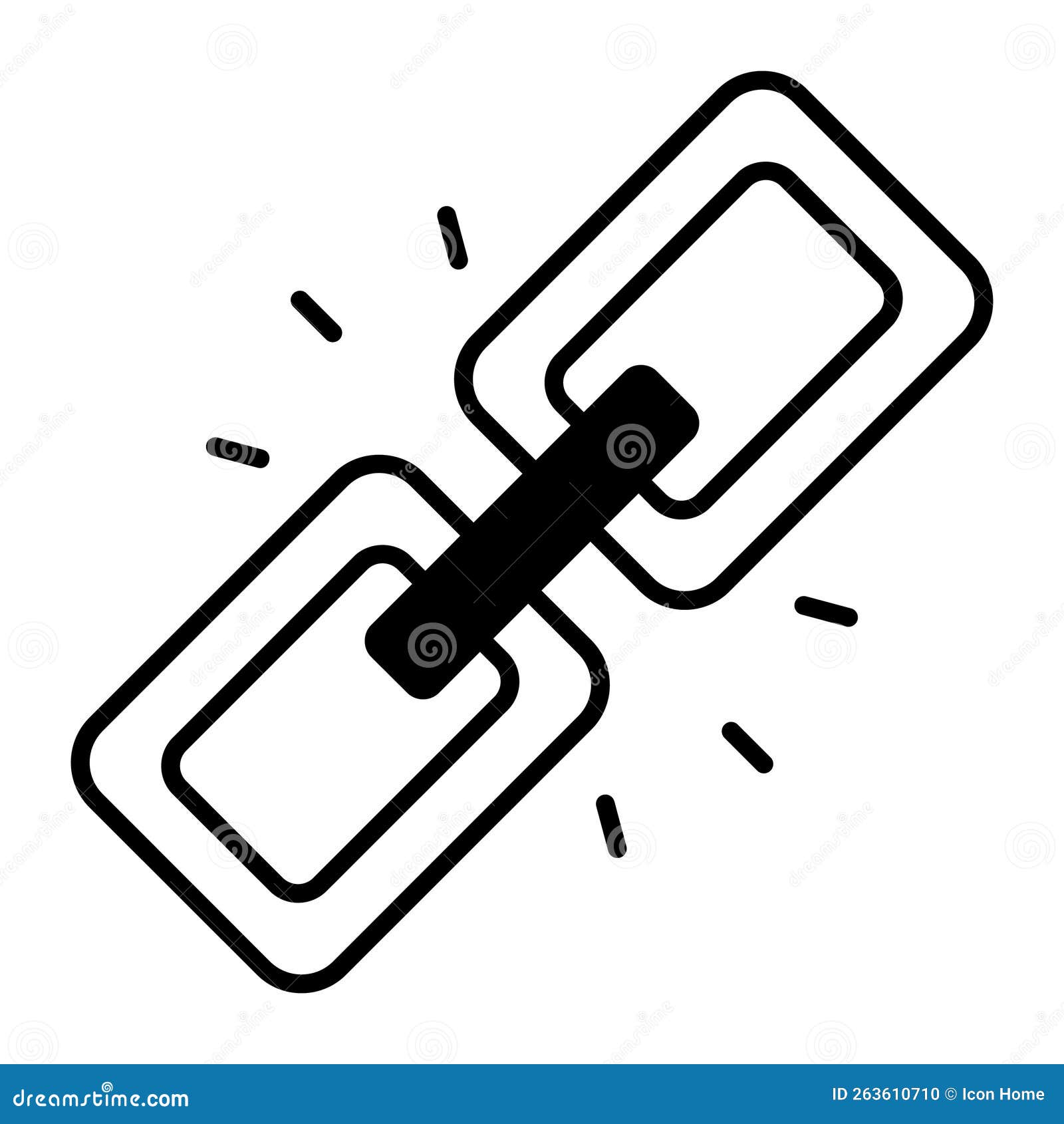 Web Link Icon Modern Illustration Stock Vector - Illustration of menu ...