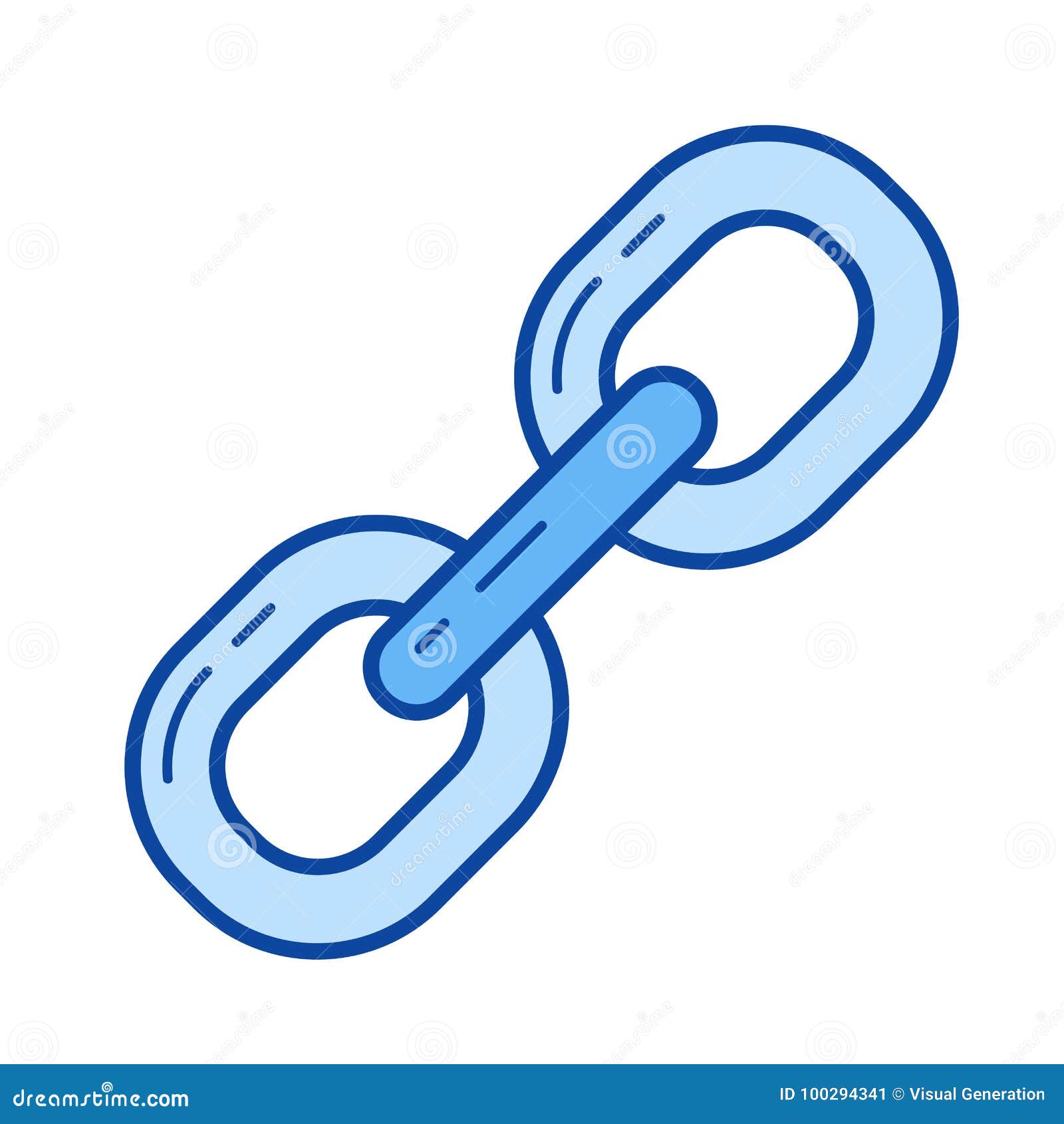 Web links line icon. stock vector. Illustration of browser - 100294341