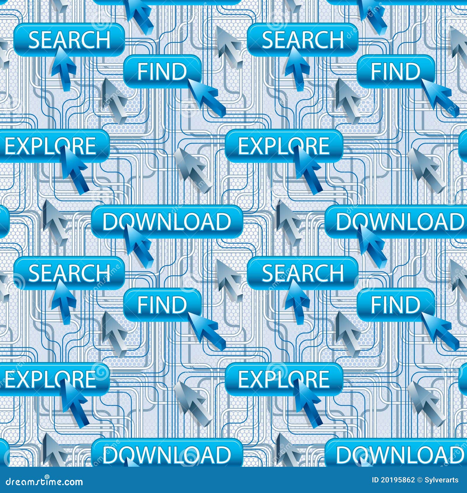 Web Links Seamless Pattern Stock Illustrations – 96 Web Links Seamless ...
