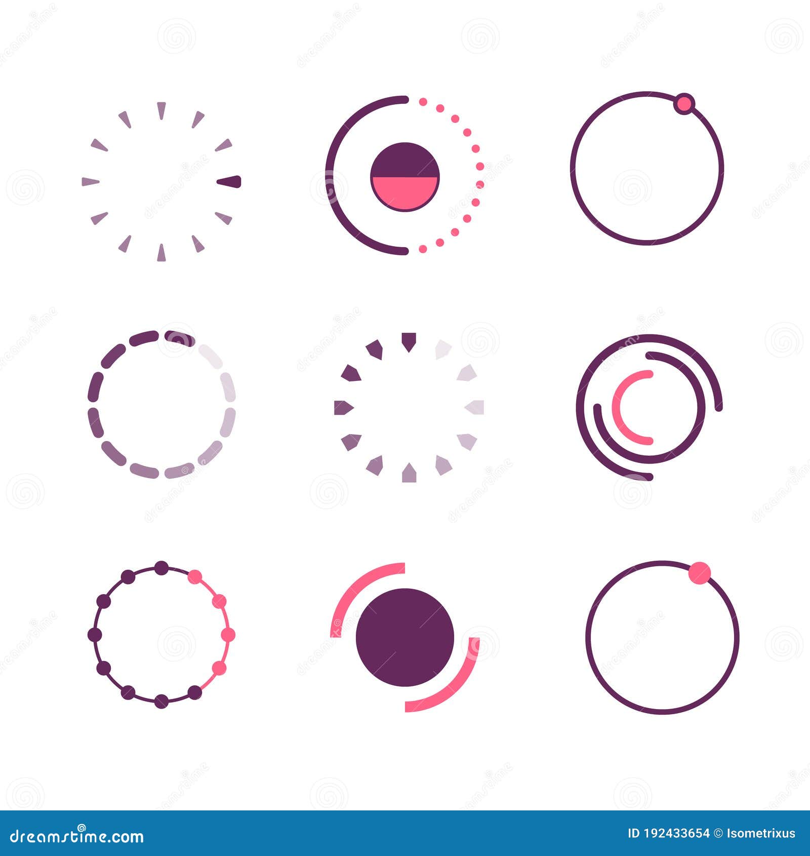 Web Loader Progress Interface Load Element Sign Upload Symbol Internet ...