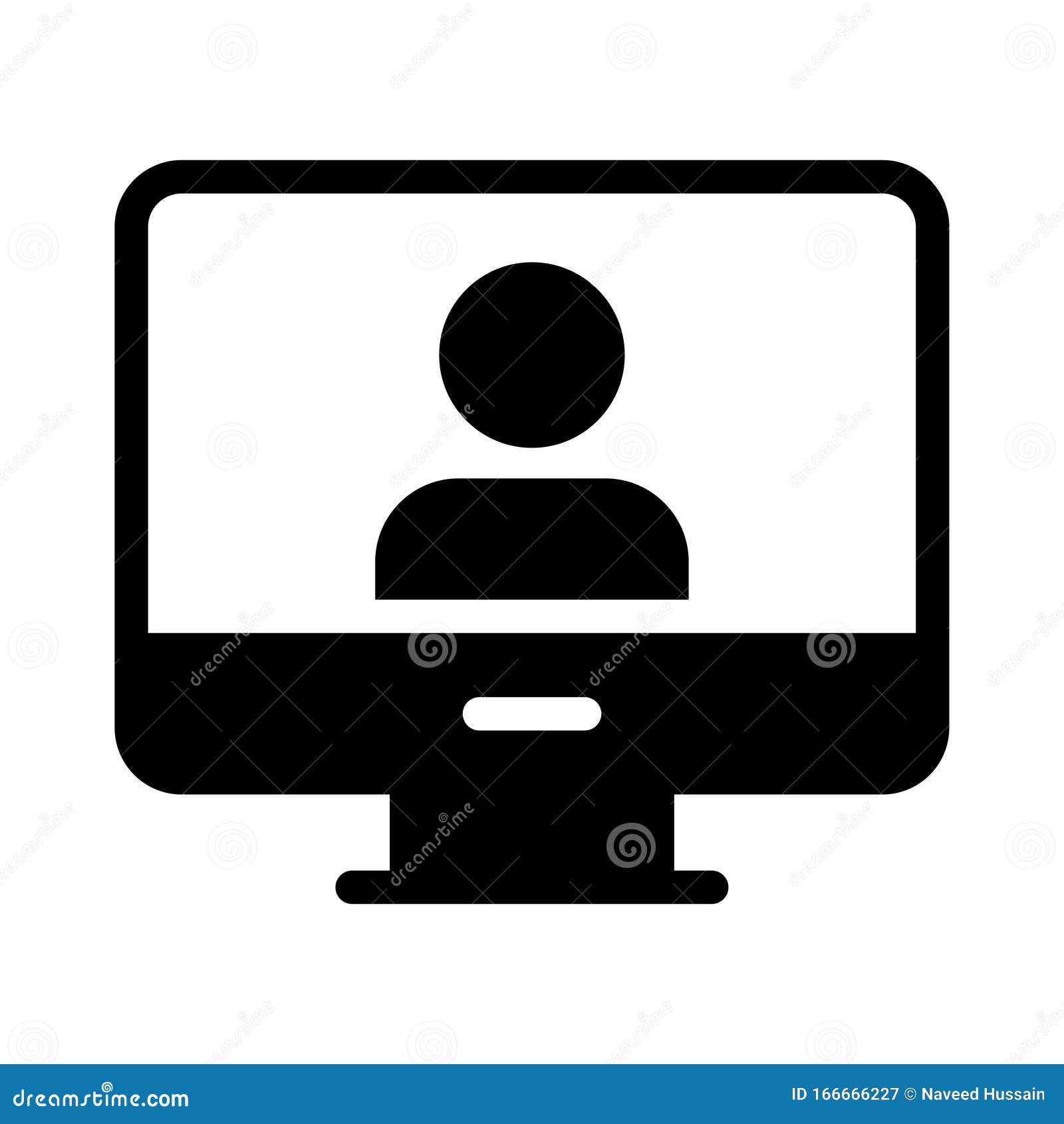 Login Screen Vector Glyph Flat Icon Stock Illustration - Illustration ...