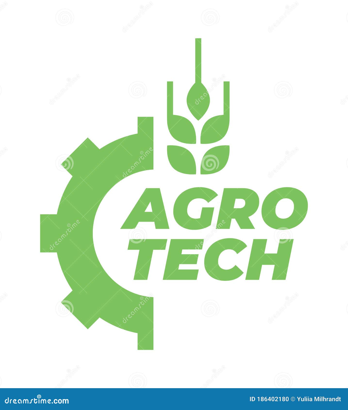 Logo Template for Agro Company. Vector Isolated Icon Stock Illustration ...