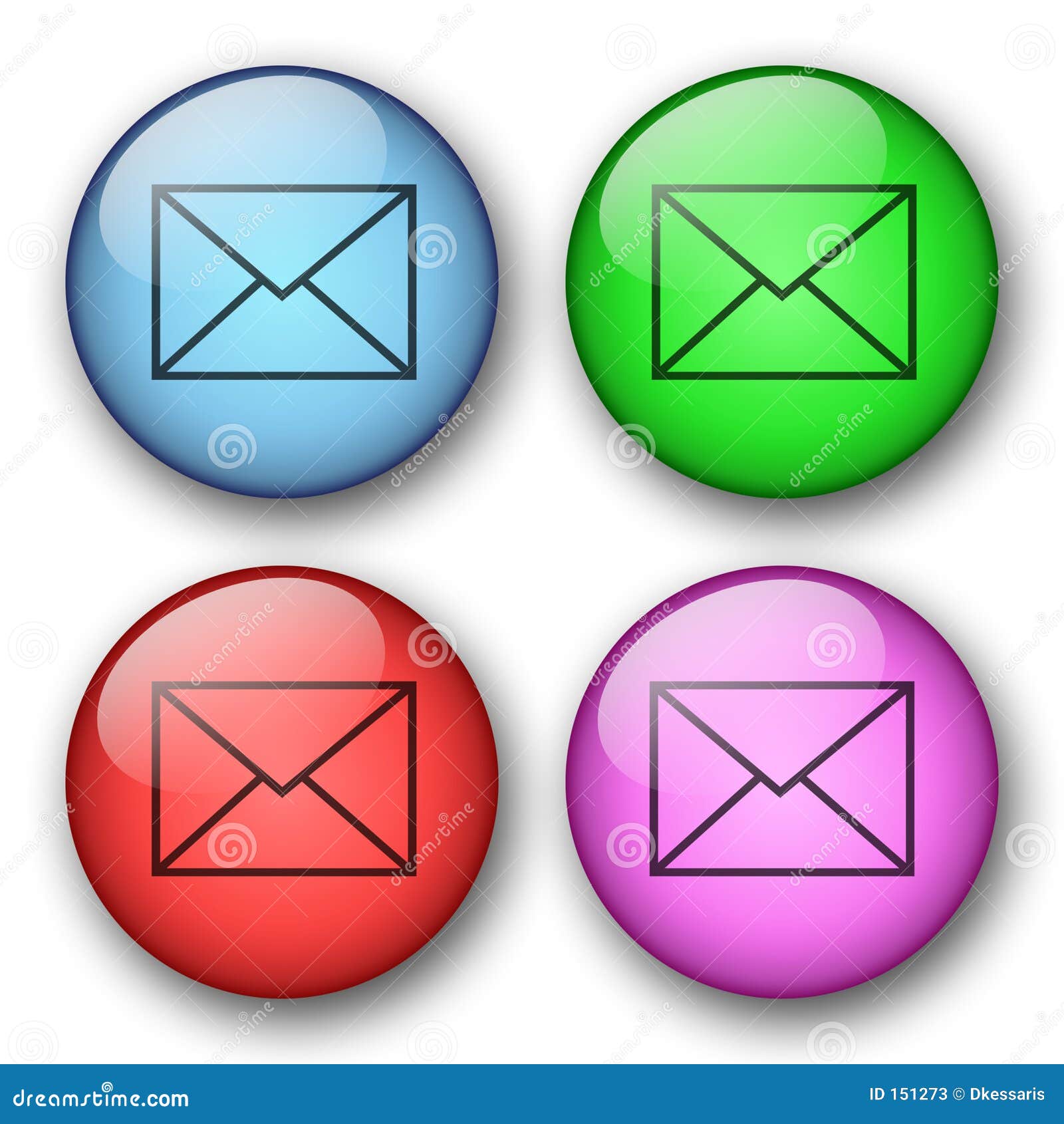 Web mail buttons stock illustration. Illustration of internet - 151273