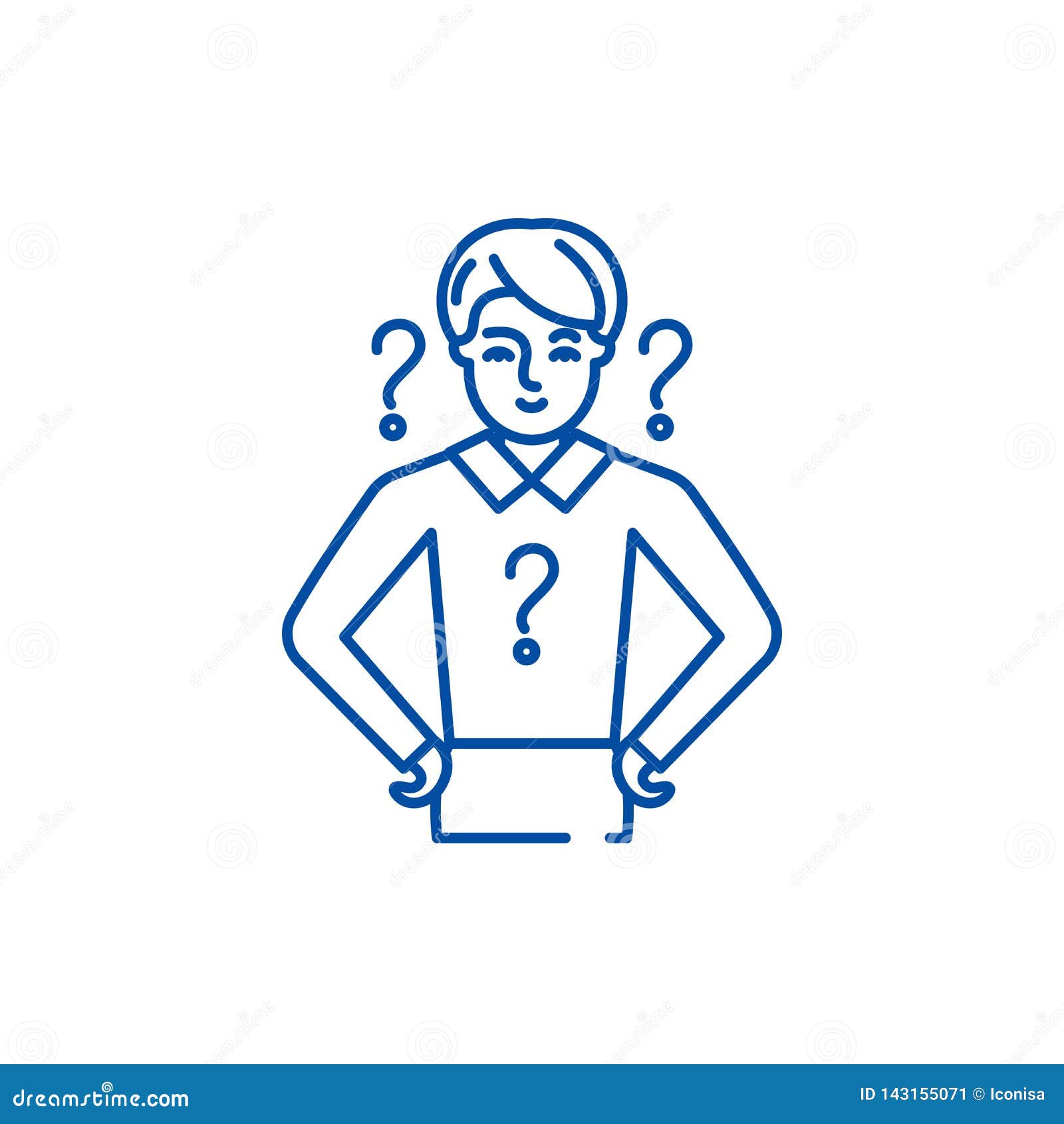 Management Issues Line Icon Concept. Management Issues Flat Vector ...