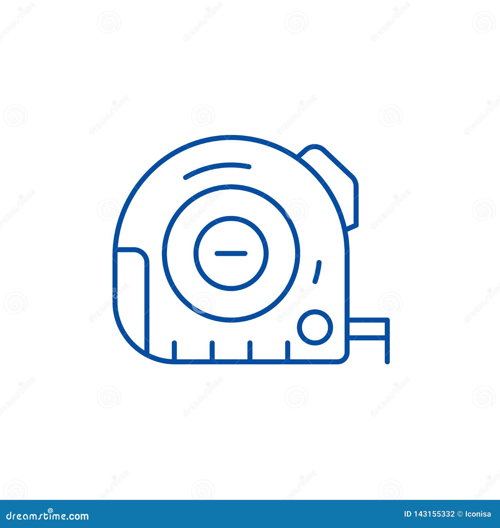 Measurement Line Icon Concept. Measurement Flat Vector Symbol, Sign ...