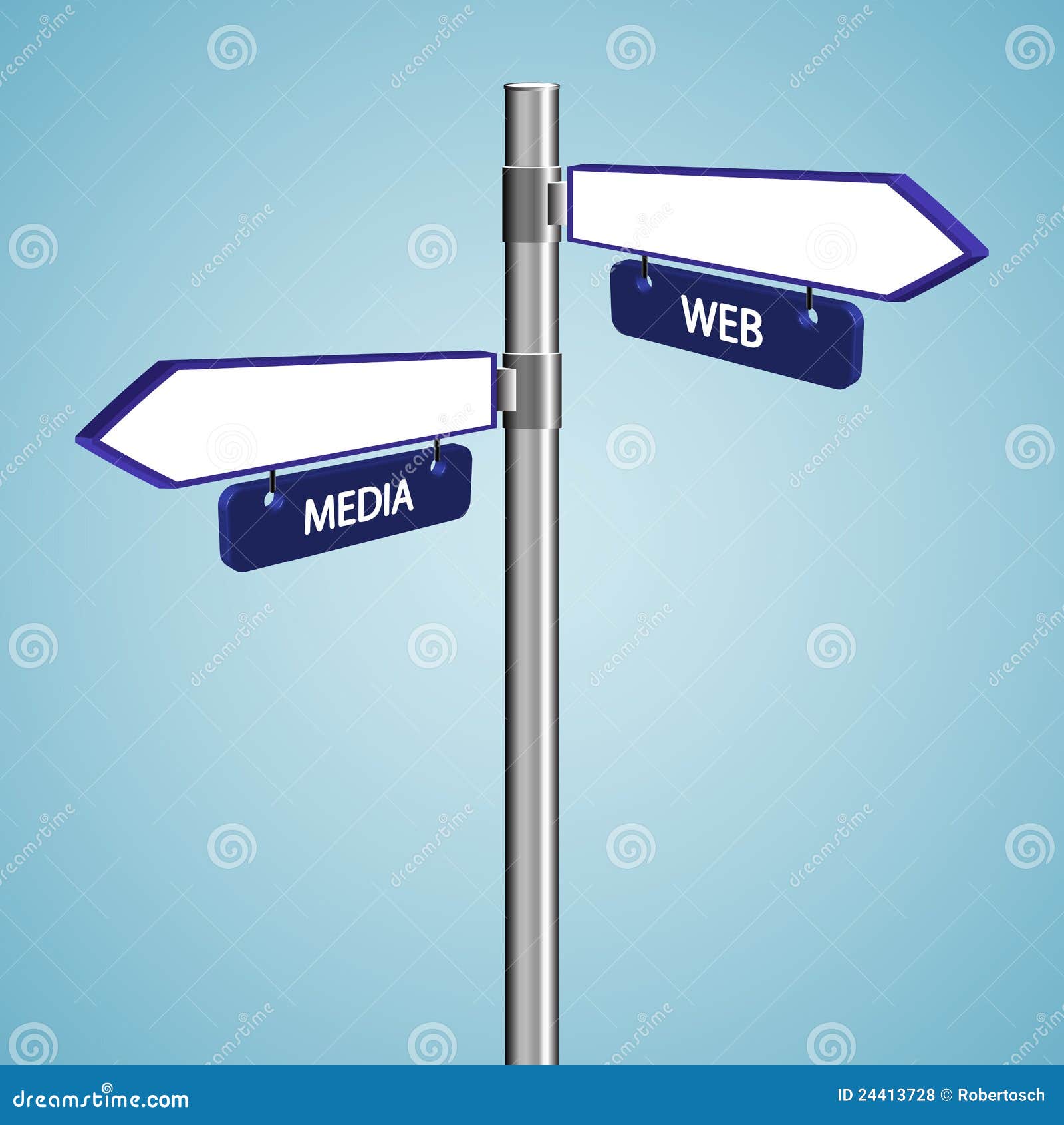 Web and media signs stock vector. Illustration of guide - 24413728