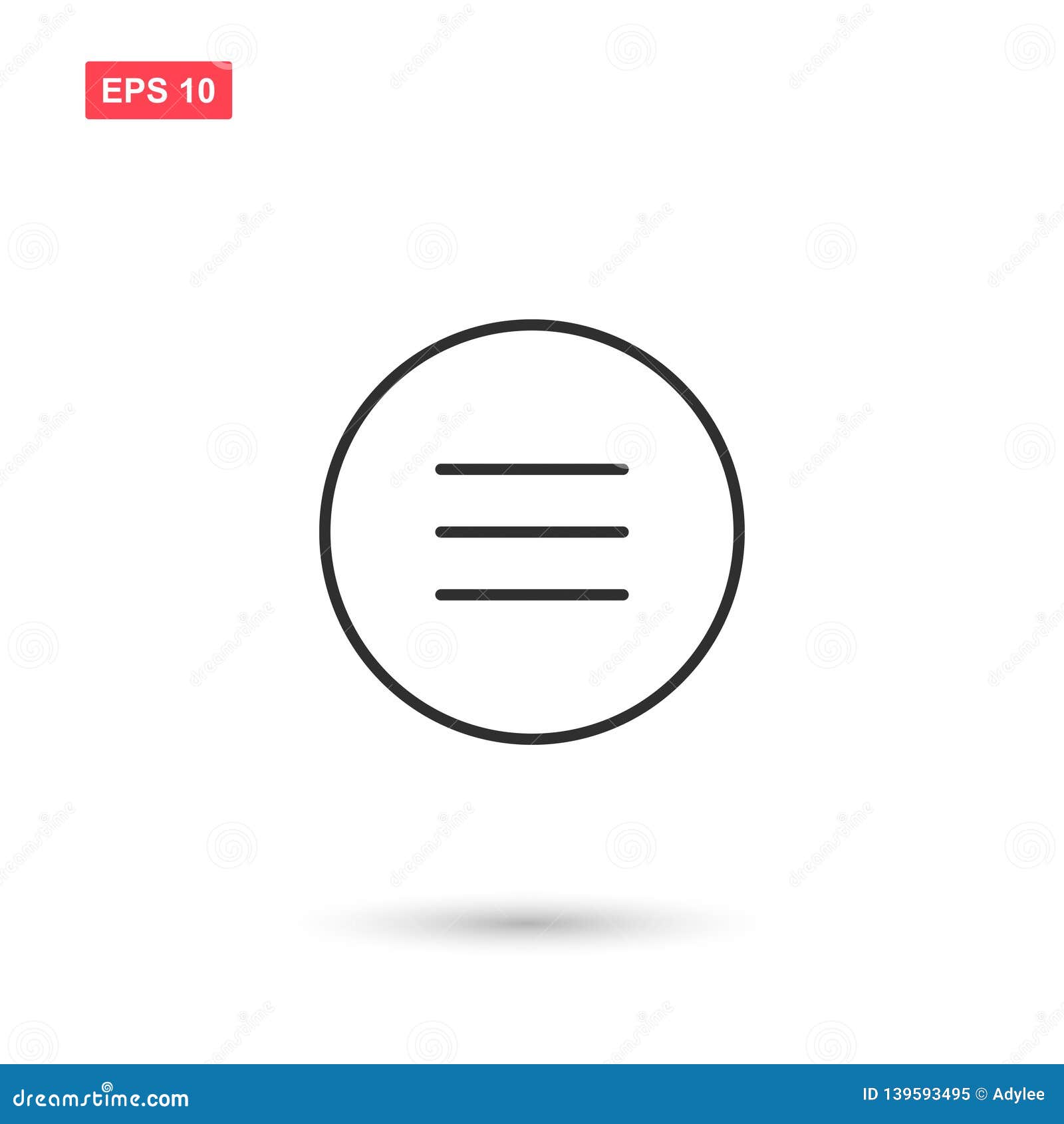 Web Menu Icon Vector Design Isolated Stock Vector - Illustration of ...