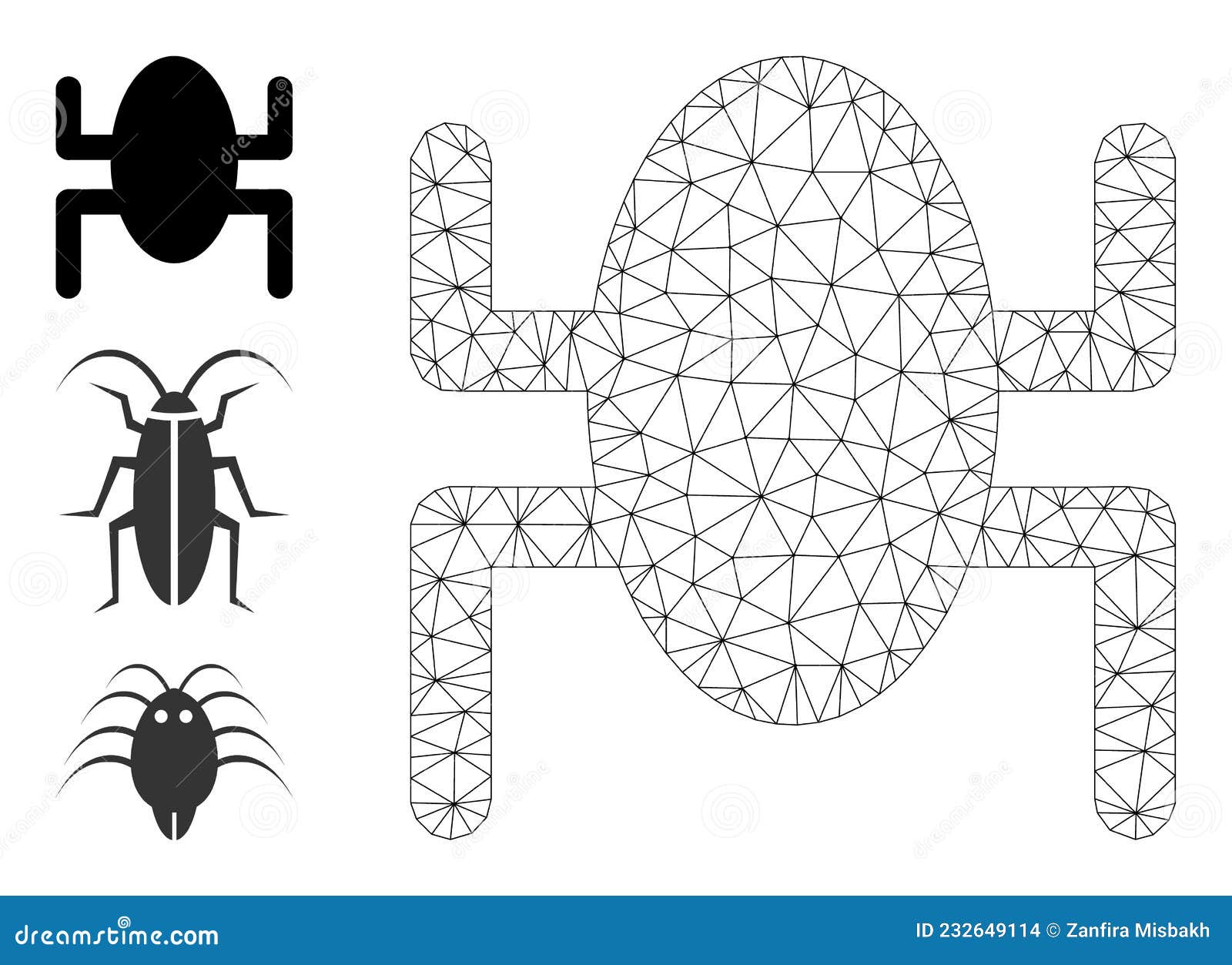 Web Network Bug Vector Icon and Other Icons Stock Vector - Illustration ...