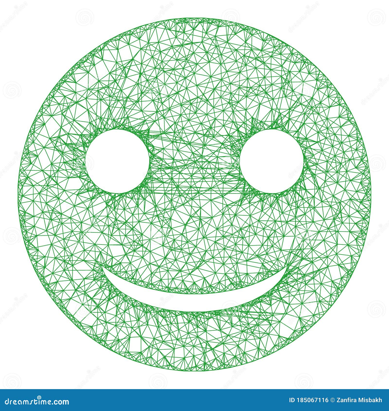 Glad Smiley Halftone Dotted Icon Vector Illustration | CartoonDealer ...