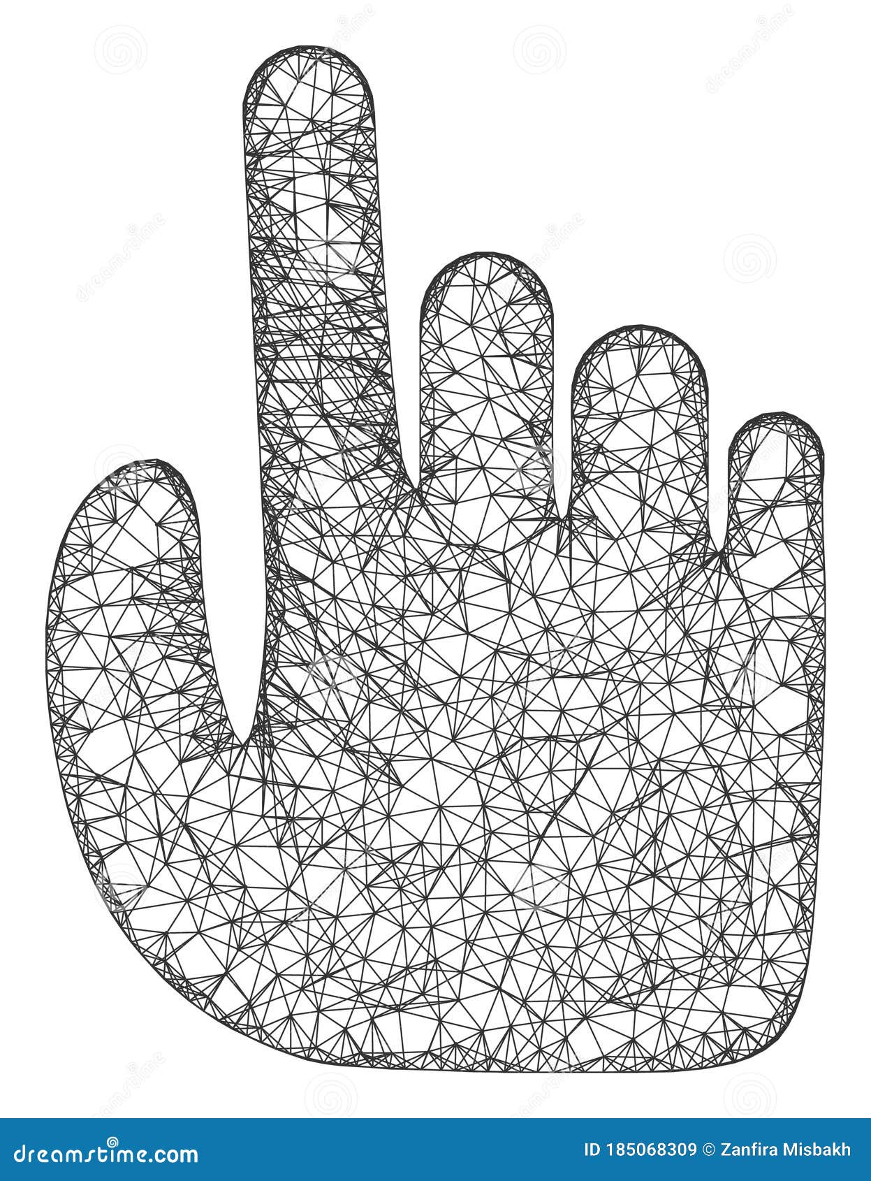 Web Mesh Index Finger Vector Icon Stock Vector - Illustration of cursor ... Web Mesh Index Finger Vector Icon Stock Vector - Illustration of cursor ...