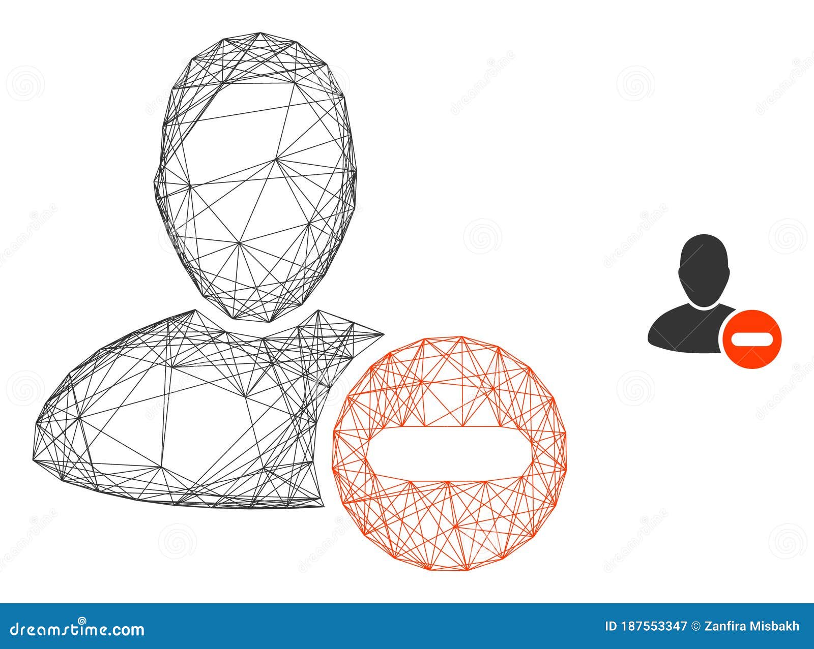 Add And Remove User Icon Set. Vector Illustration Of Profile Photo ...