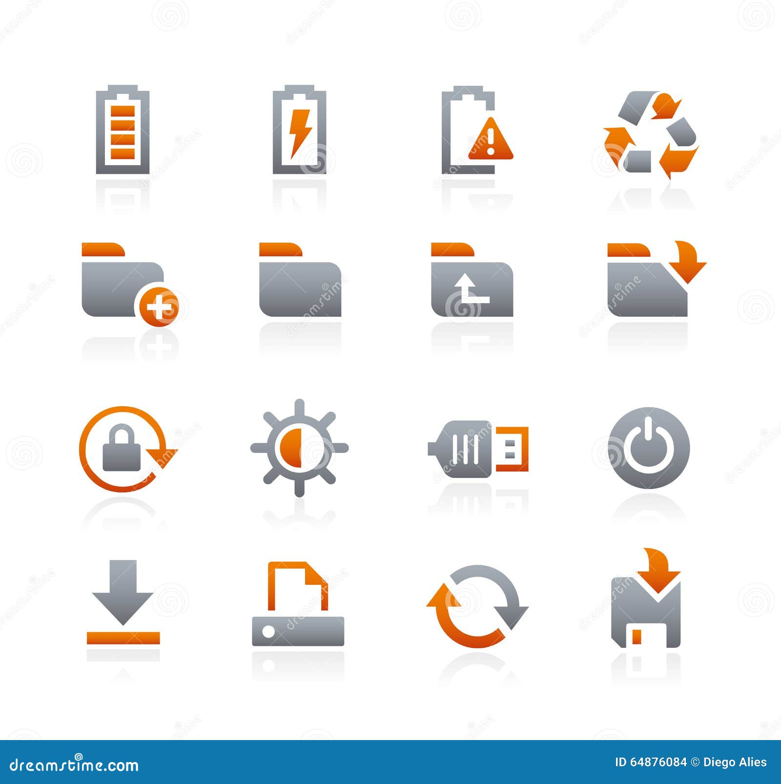 Web and Mobile Icons 3 -- Graphite Series Stock Vector - Illustration ...