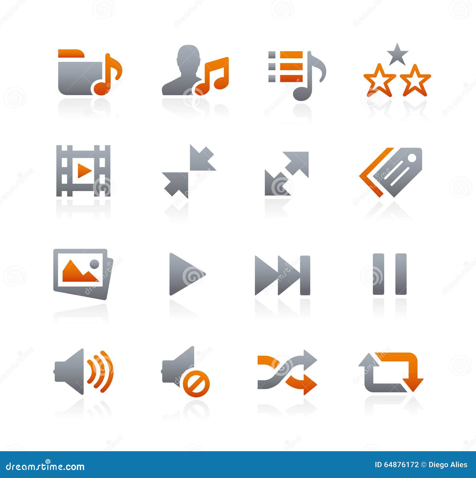 Web and Mobile Icons 7 -- Graphite Series Stock Vector - Illustration ...