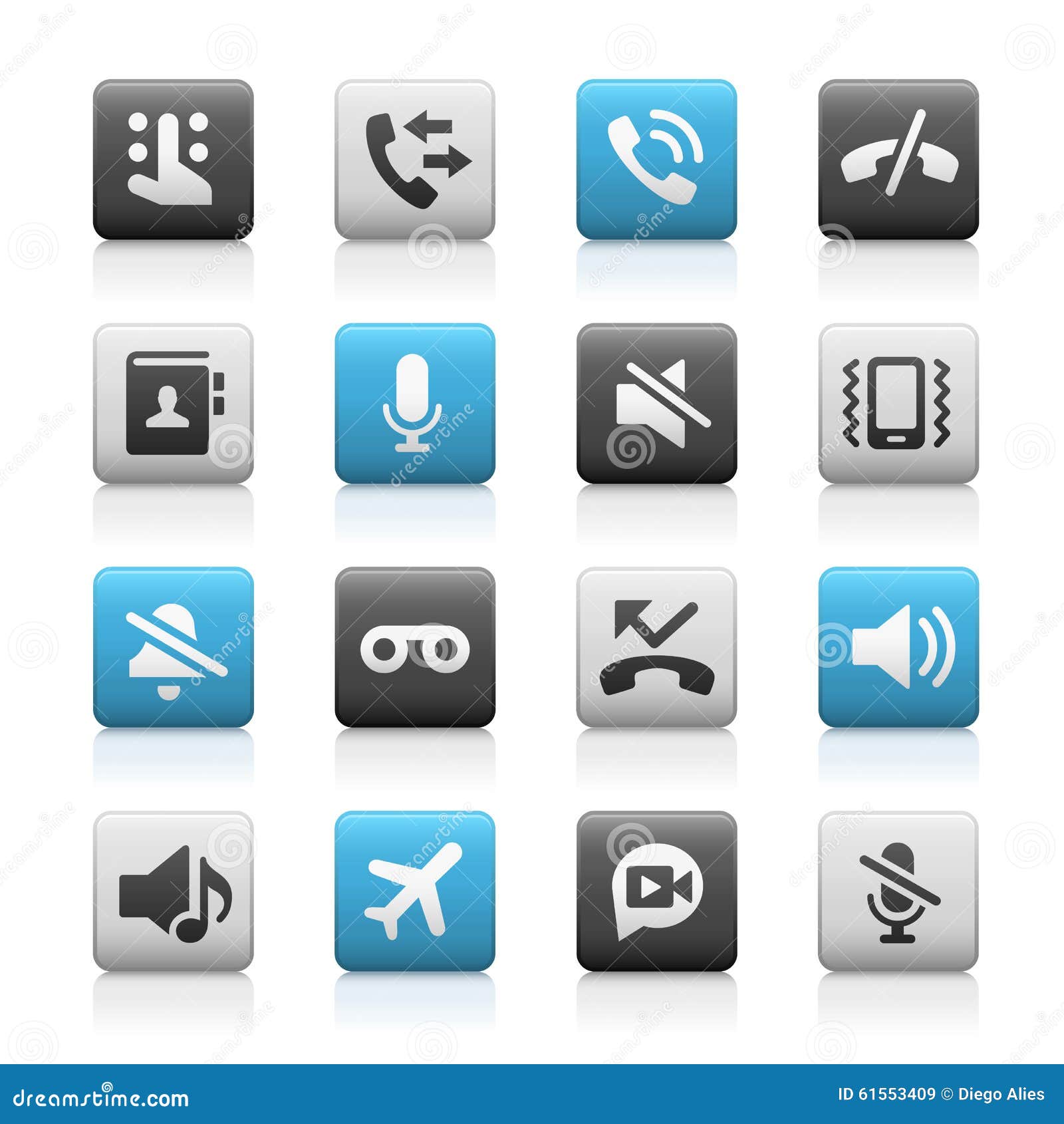 Web and Mobile Icons 1 - Matte Series Stock Vector - Illustration of ...