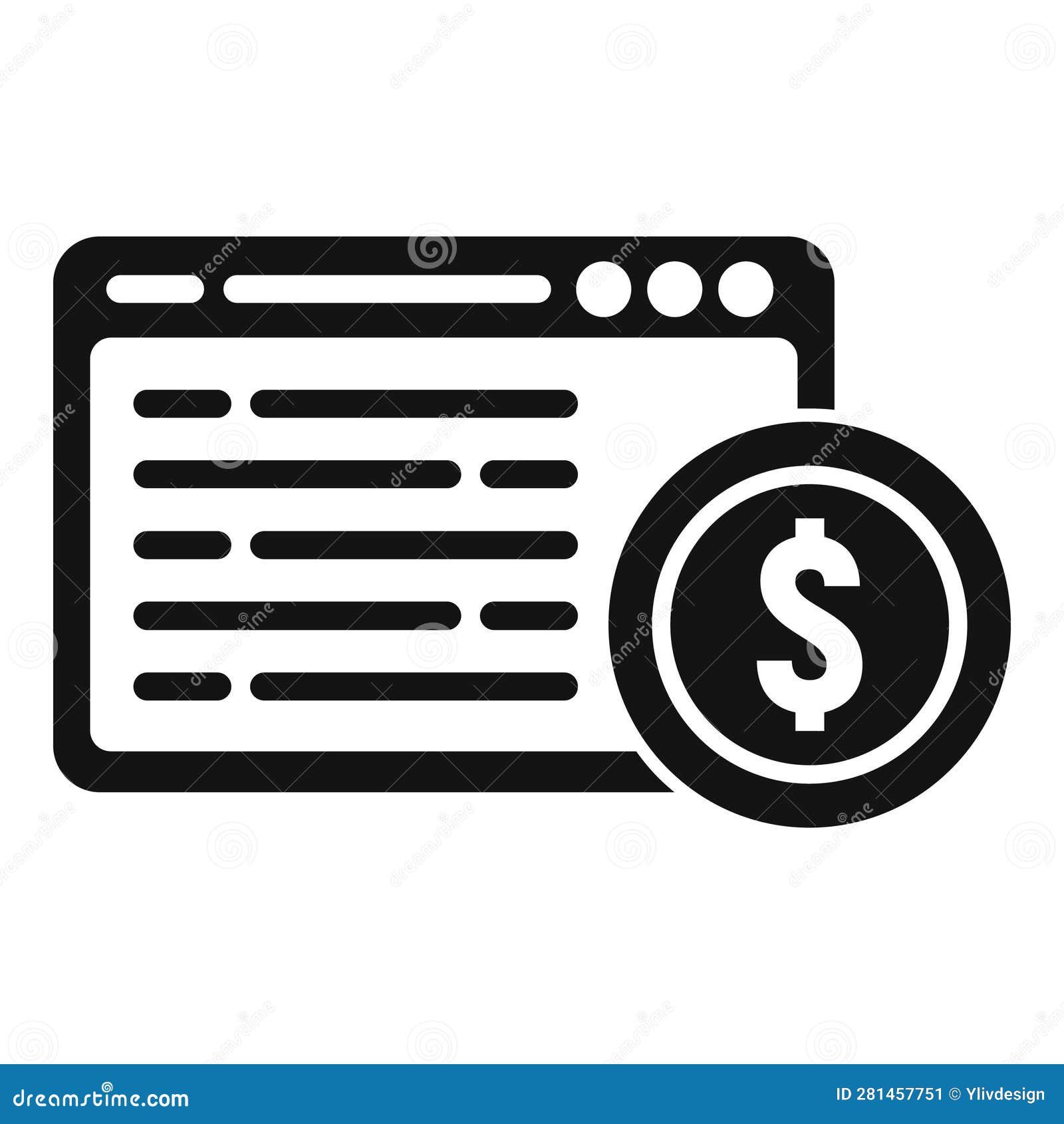 Web Money Icon Simple Vector. Send Phone Stock Vector - Illustration of ...