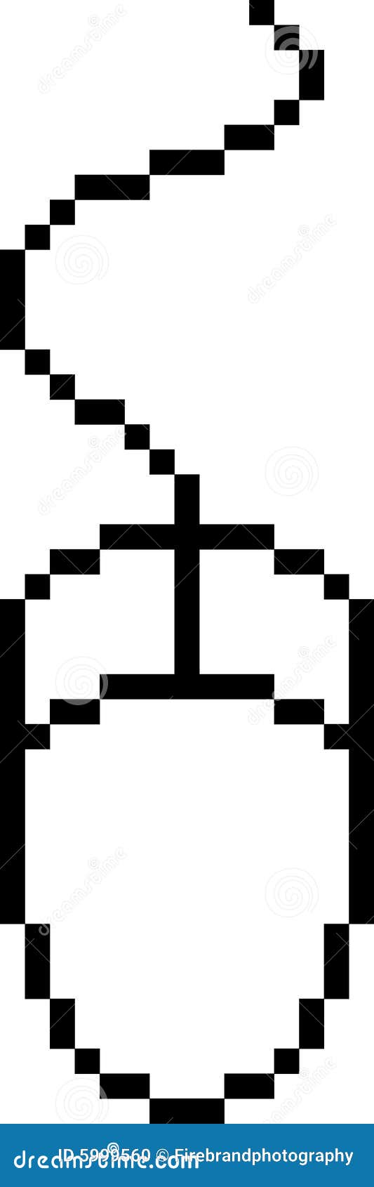 Web mouse stock vector. Illustration of bitmap, computer - 5999560