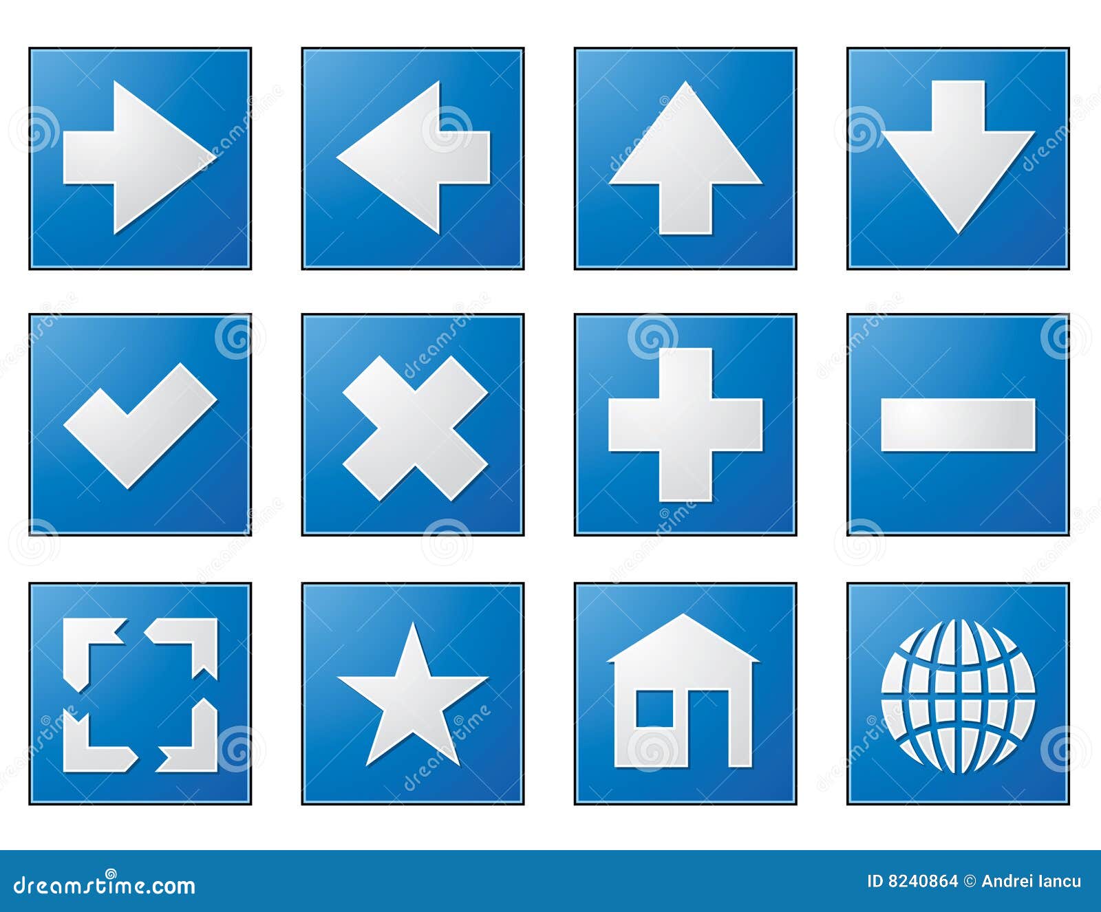 Web Navigation Buttons Blue Stock Images - Image: 8240864 Web Navigation Buttons Blue Stock Images - Image: 8240864