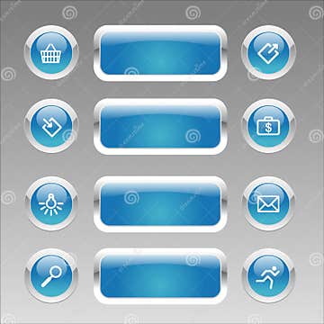 Web navigation set stock vector. Illustration of button - 5203229