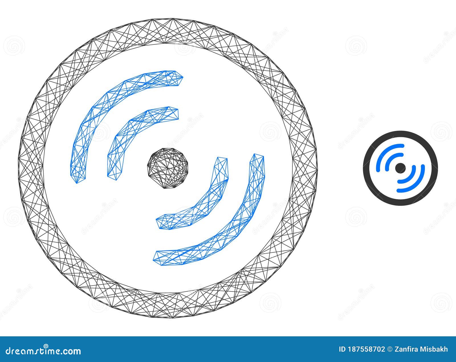 Web Net Rotor Rotation Vector Icon Stock Vector - Illustration of flat ...
