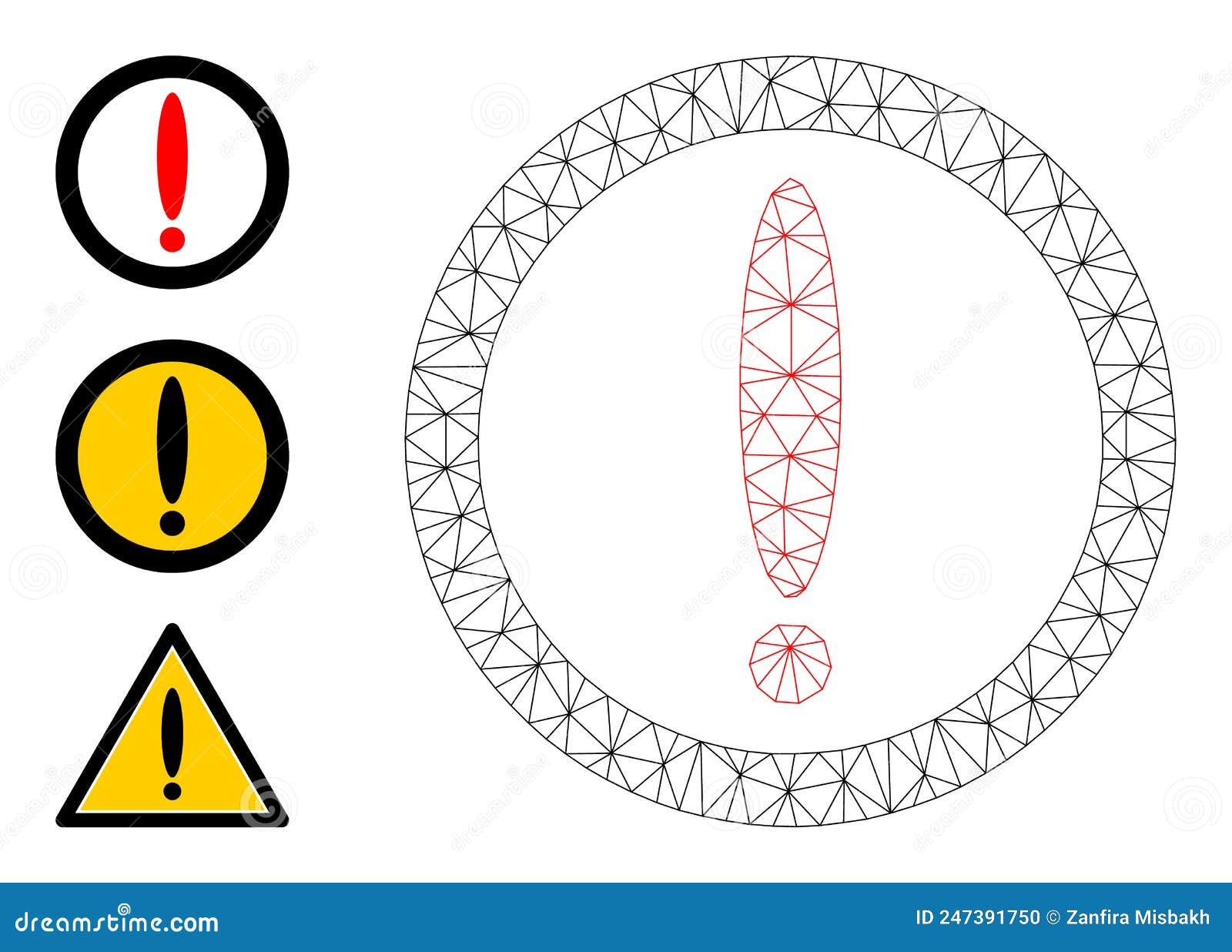 Round Warning Attention Line Icon, Outline Vector Sign, Linear Style ...