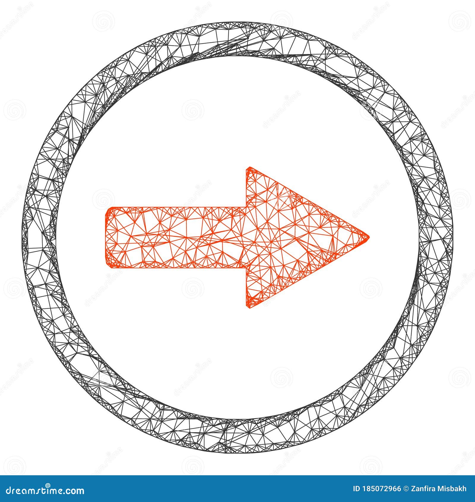 Web Net Rounded Right Arrow Vector Icon Stock Vector - Illustration of ...