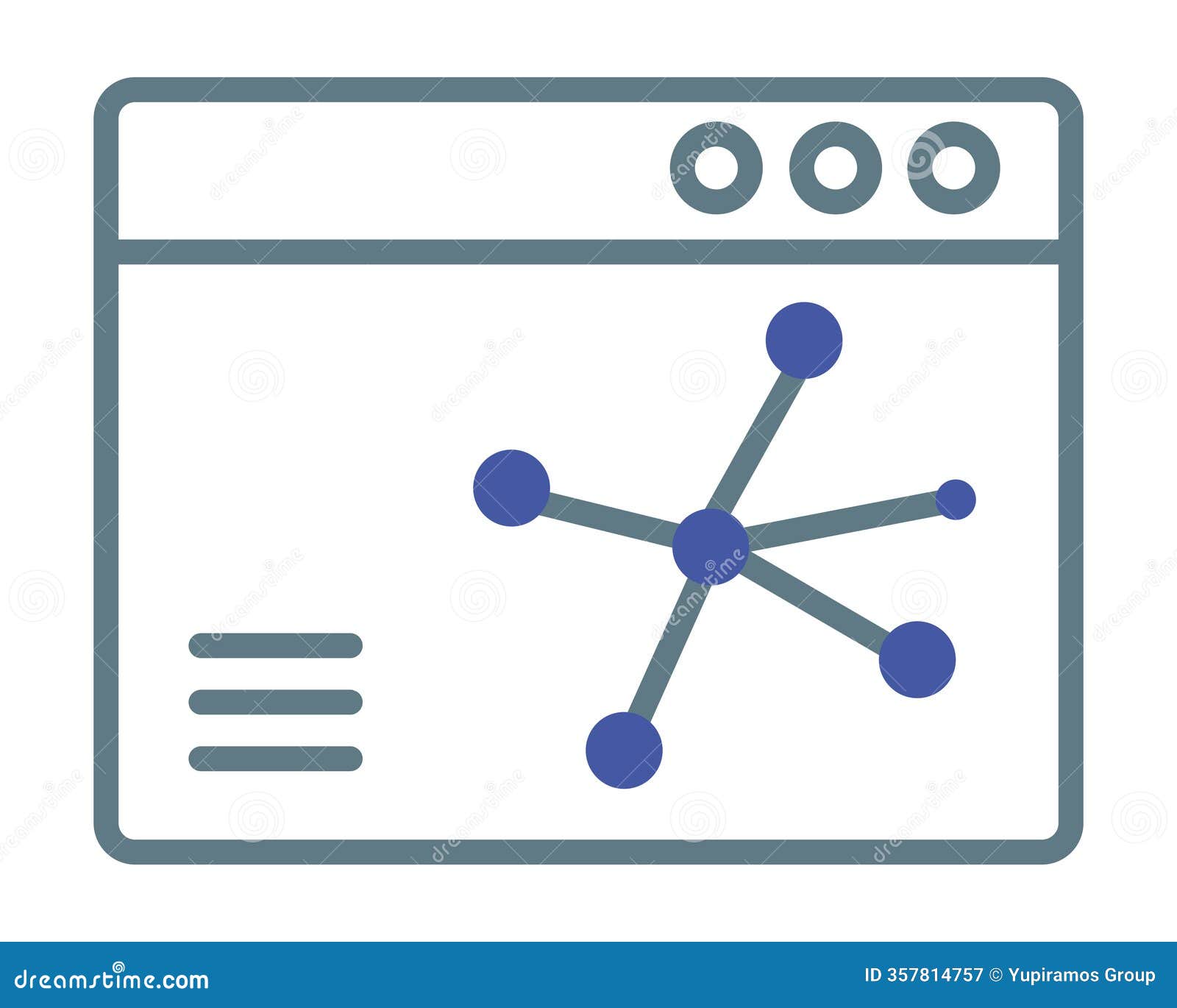 Web Network Browser Icon stock illustration. Illustration of data ...