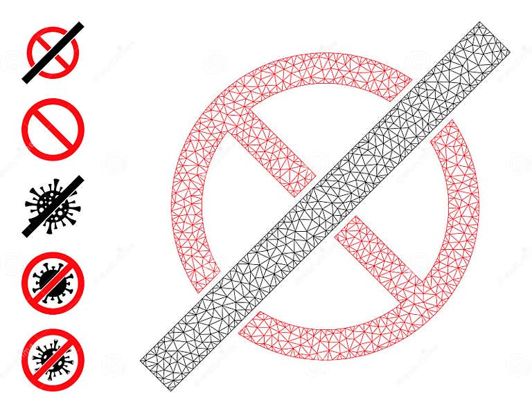 Web Network No Rules Icon with Simple Symbols Stock Vector ...