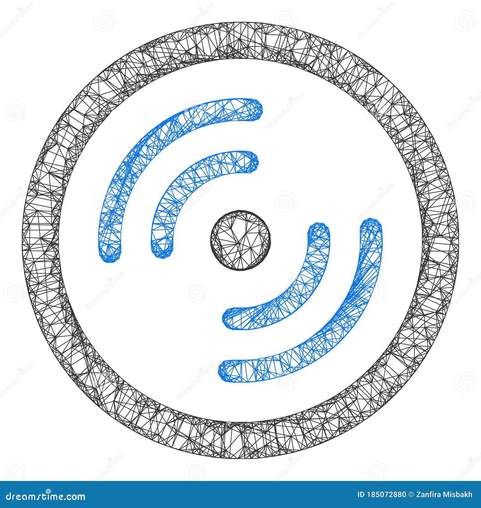 Web Network Rotor Rotation Vector Icon Stock Vector - Illustration of ...