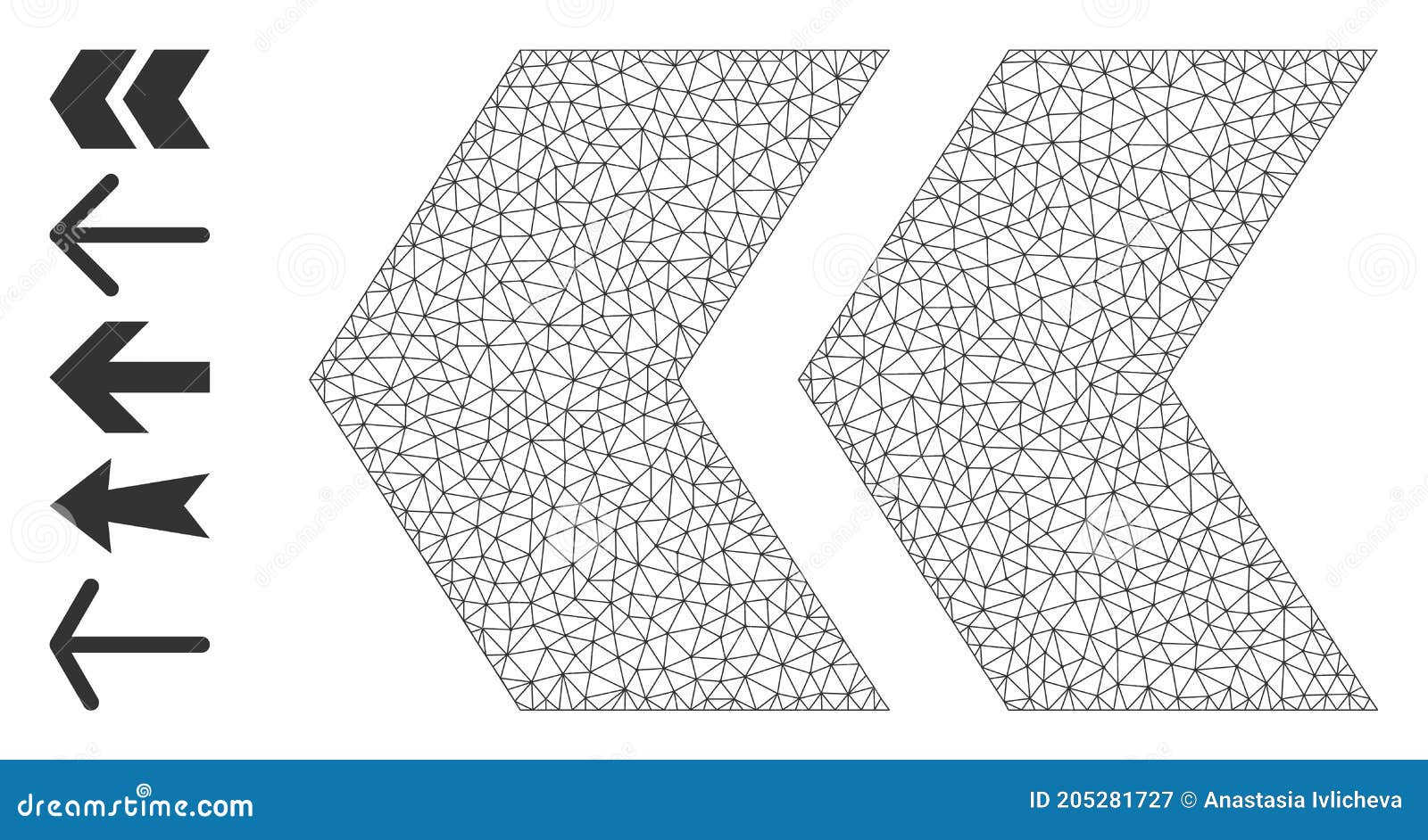 Web Network Shift Left Icon with Simple Glyphs Stock Vector ...