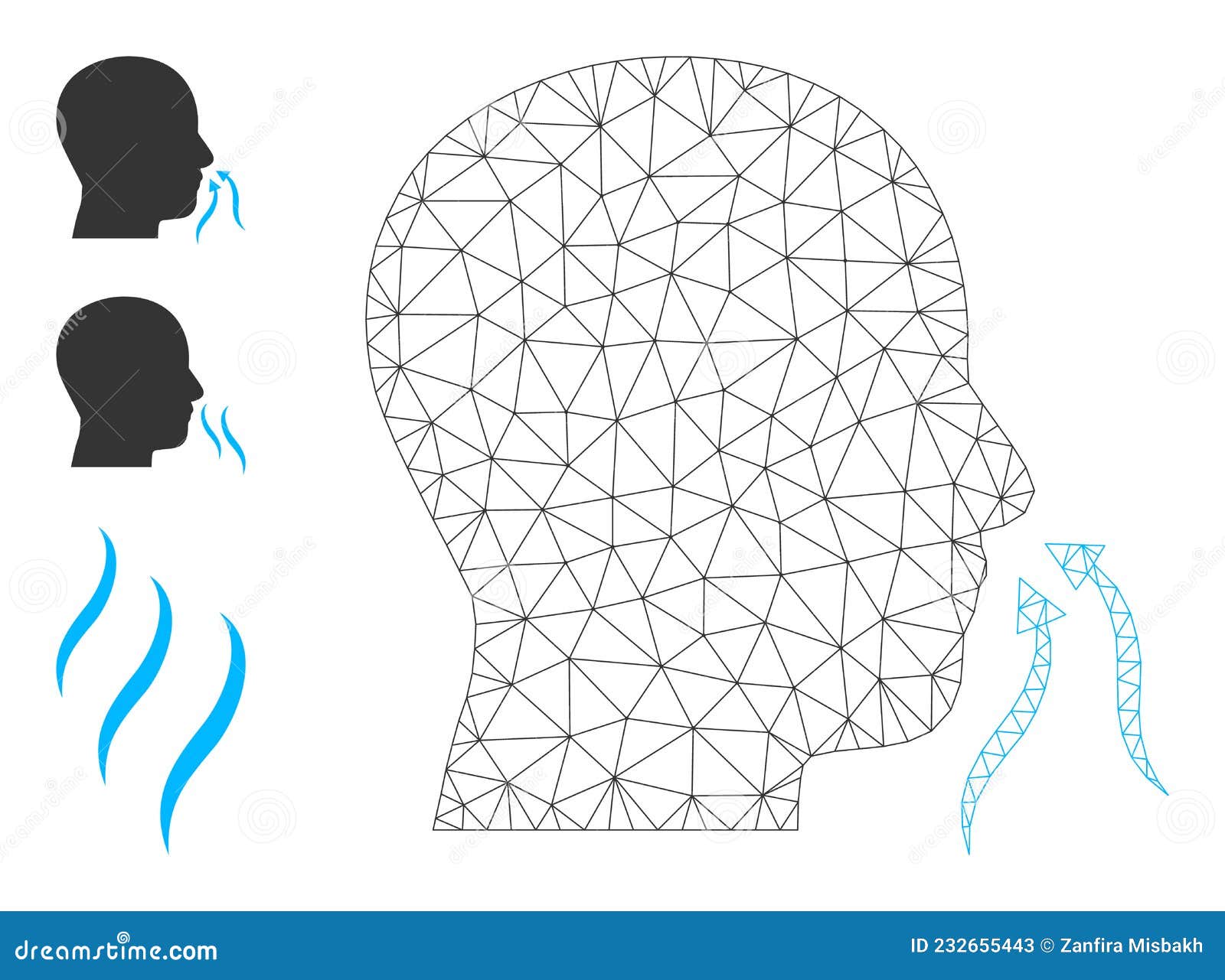 Web Network Smell Sniffer Vector Icon and Additional Icons Stock Vector ...