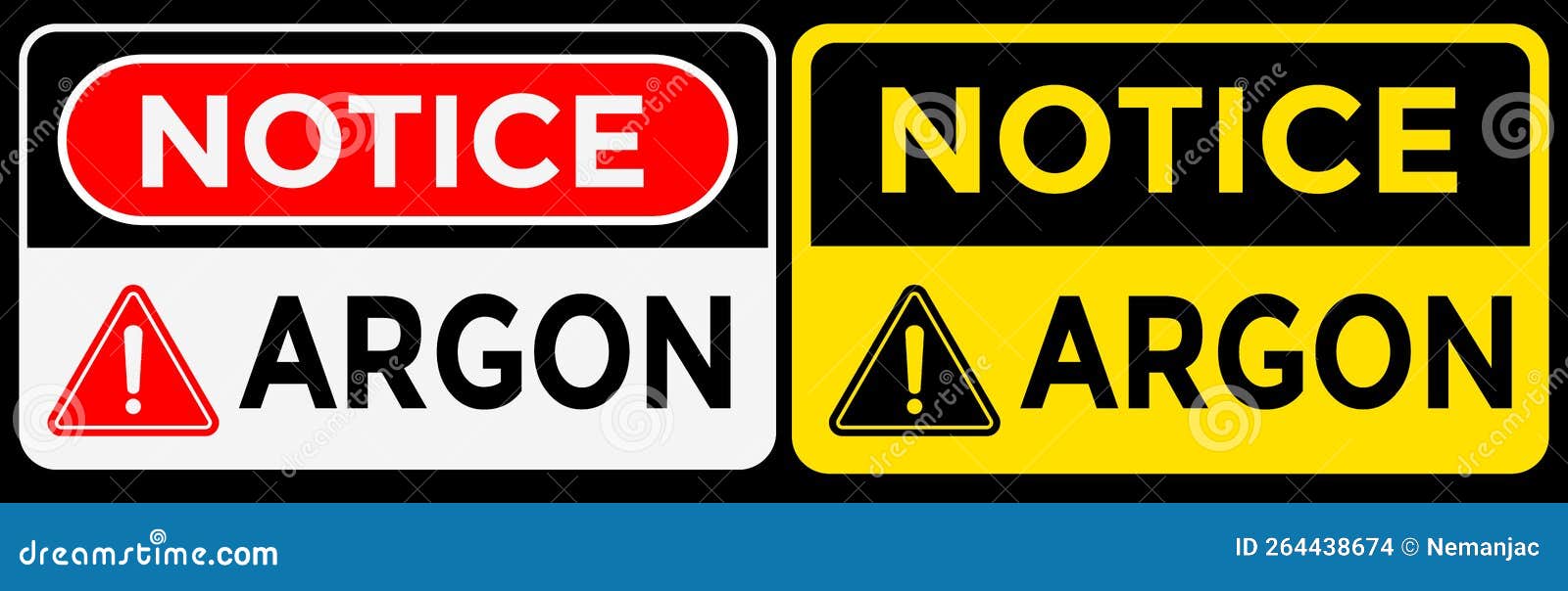 Argon Sign Vector Illustration | CartoonDealer.com #142258630